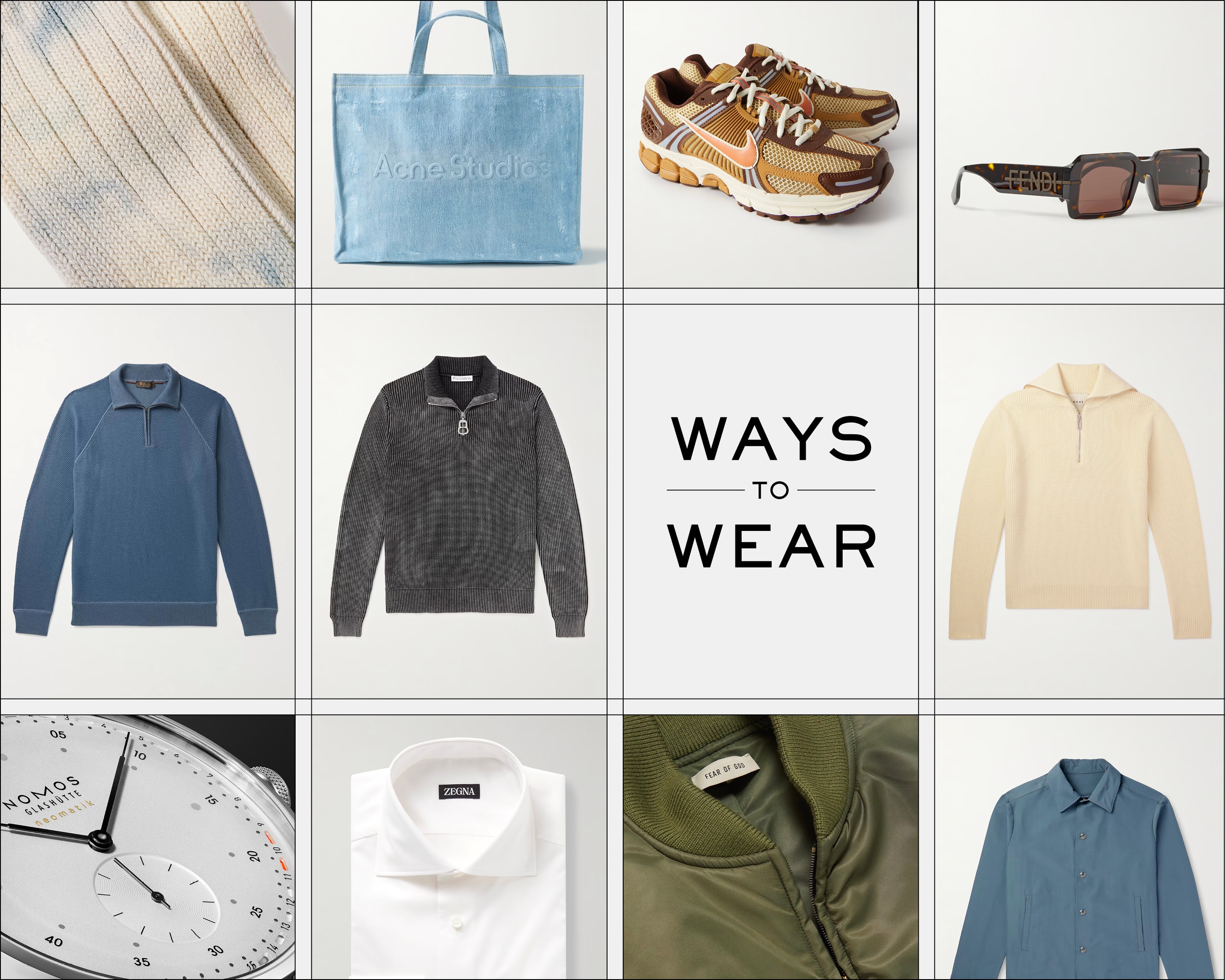 Fashion: Ways To Wear: The Quarter-Zip Sweater | The Journal | MR PORTER