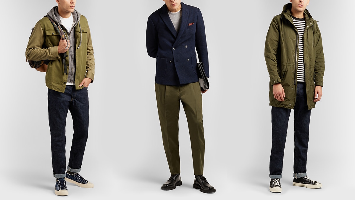 Three Ways To Wear Military Green | The Journal | MR PORTER