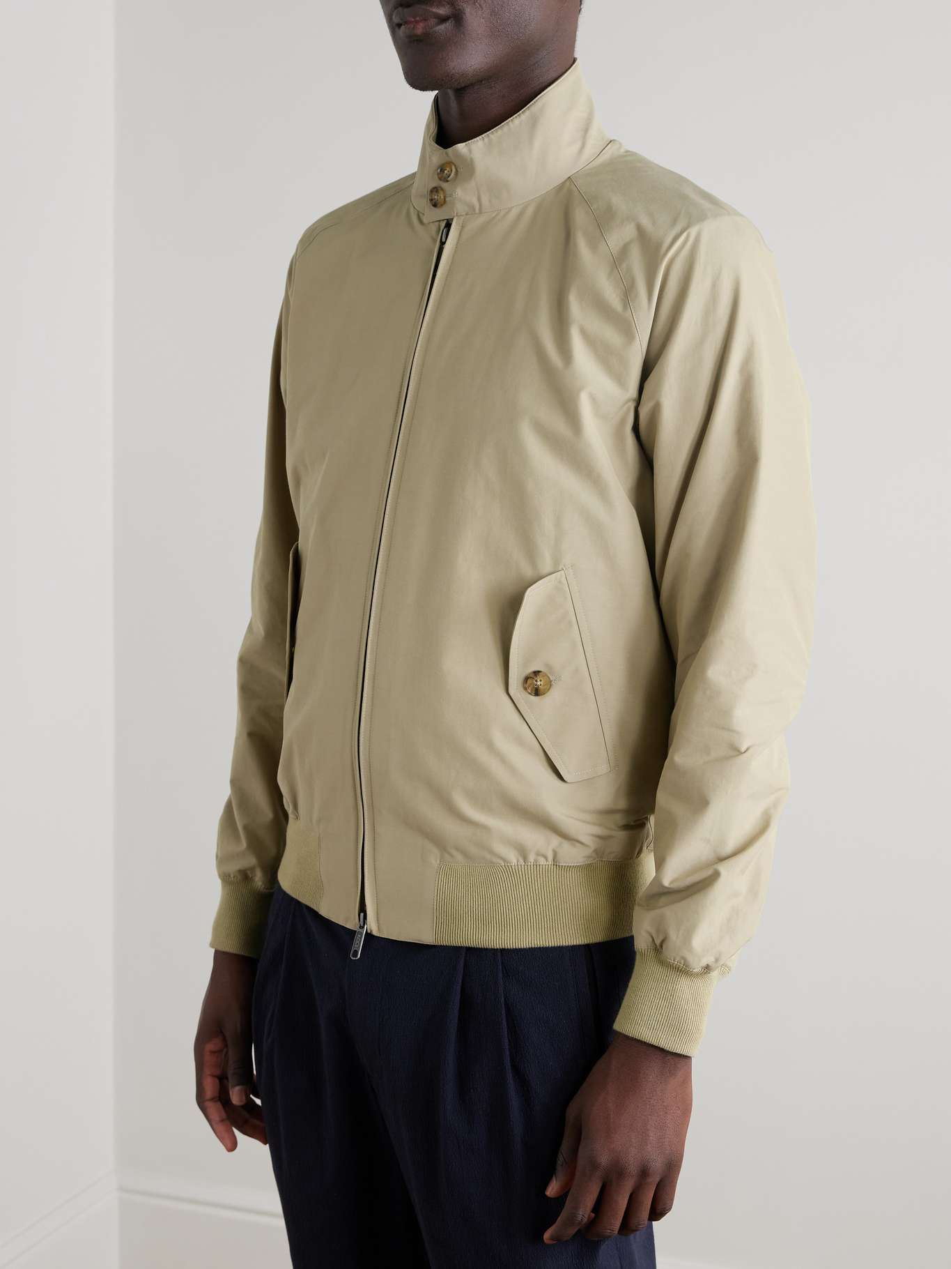 BARACUTA G9 Cotton-Blend Harrington Jacket for Men | MR PORTER