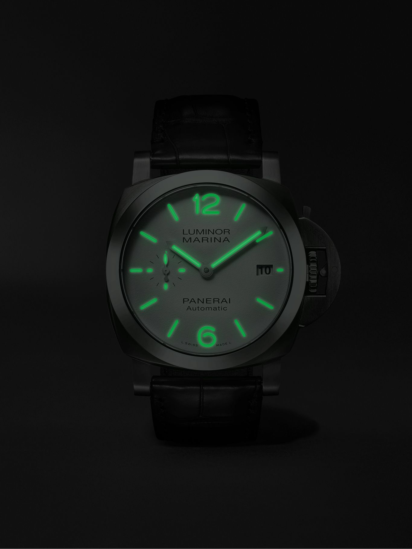 PANERAI Luminor Marina Quaranta Automatic 40mm Stainless Steel and ...
