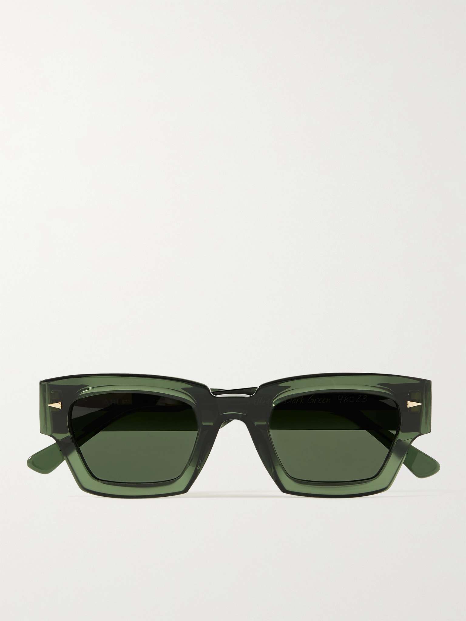 AHLEM Villette Rectangle-Frame Acetate Sunglasses for Men | MR PORTER