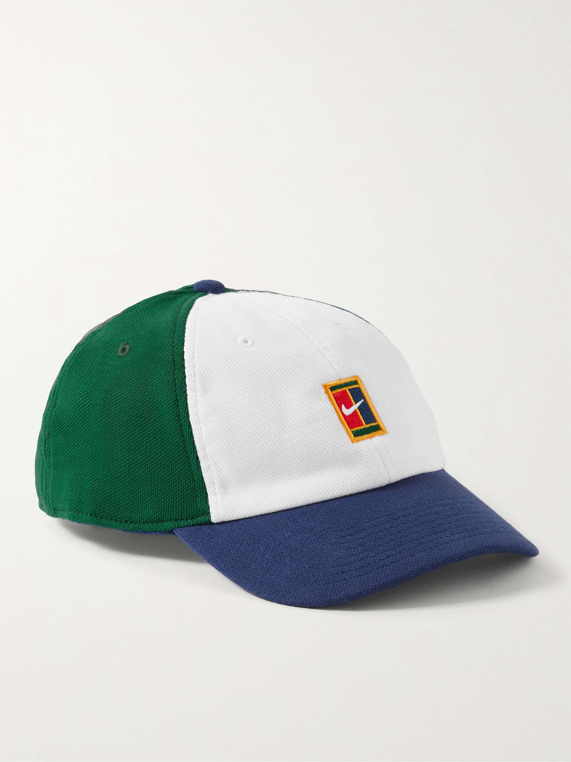 NIKE TENNIS NikeCourt Heritage86 Logo-Embroidered Cotton-Blend Tennis ...