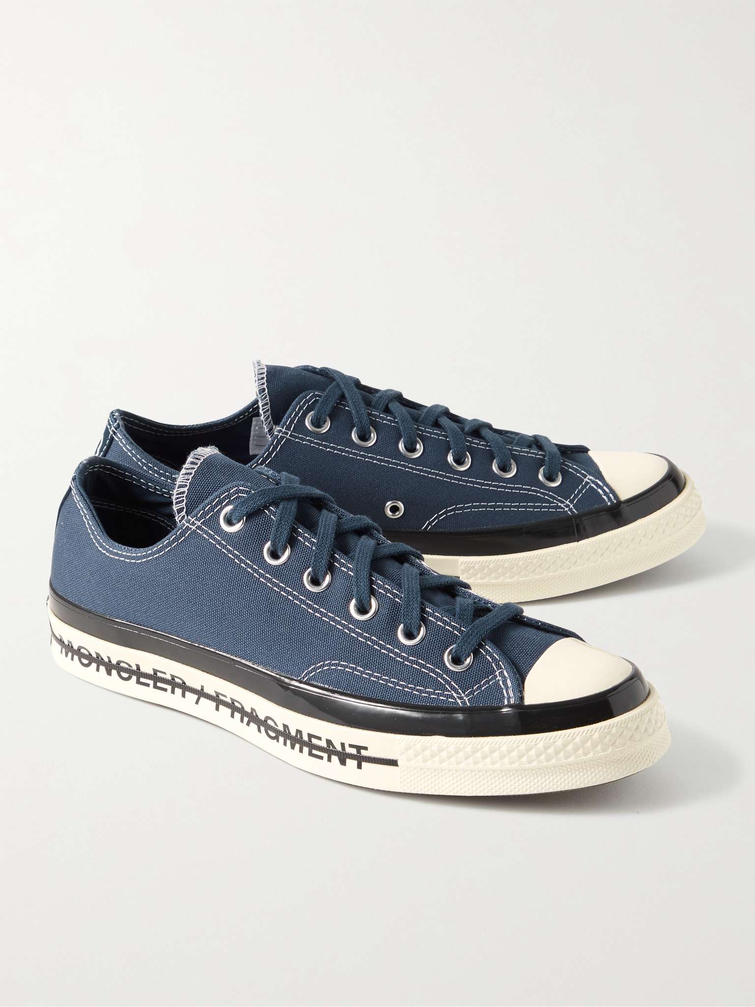 MONCLER + Converse 7 Moncler Fragment Fraylor III Canvas Sneakers for ...