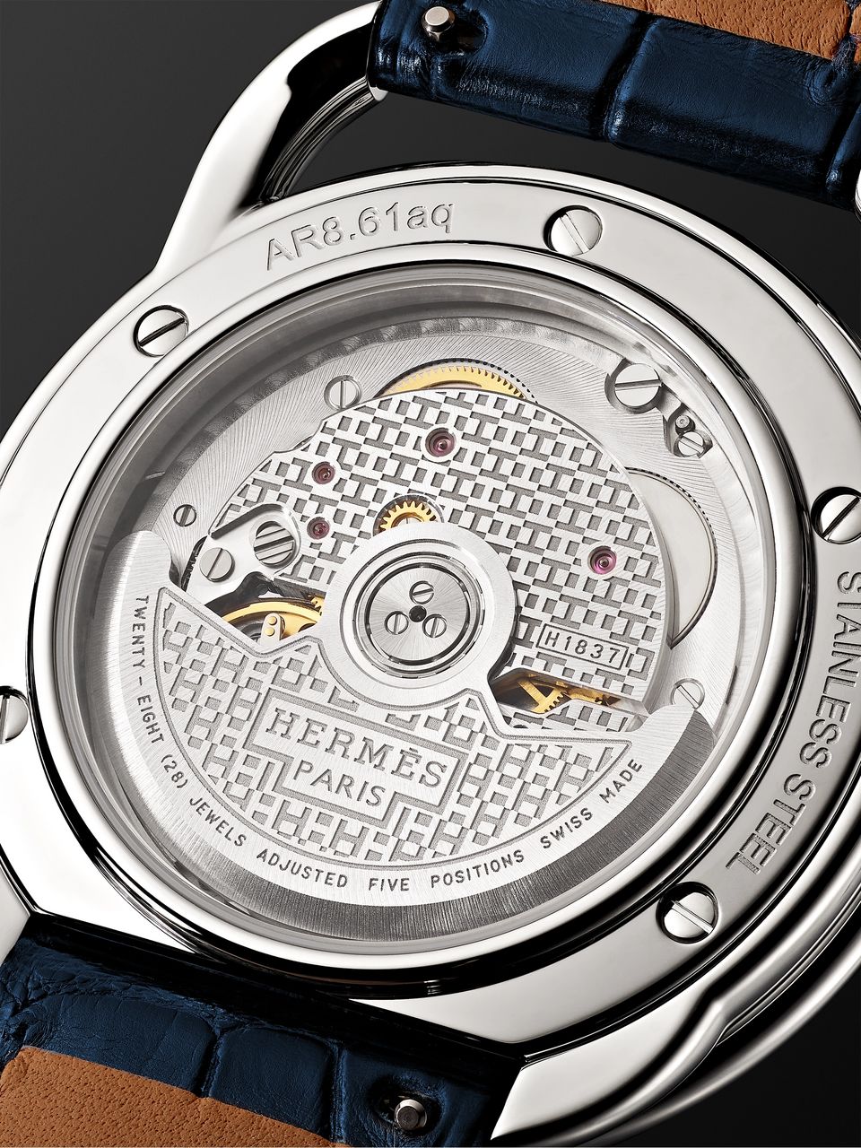 HERMÈS TIMEPIECES Montre Arceau Automatic 40mm Stainless Steel and ...