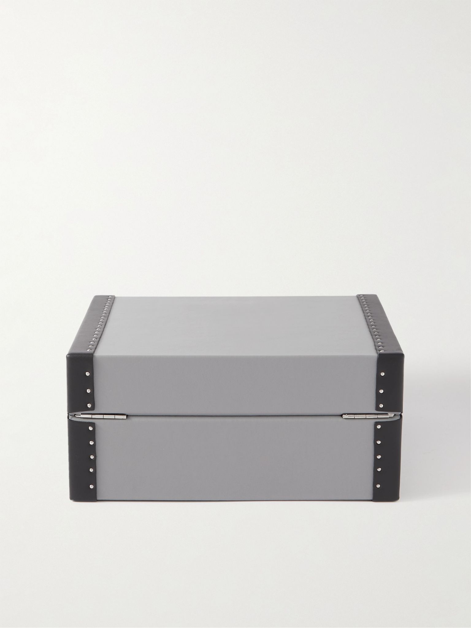 RAPPORT LONDON Kensington Studded Leather Two-Watch Boxes for Men | MR ...