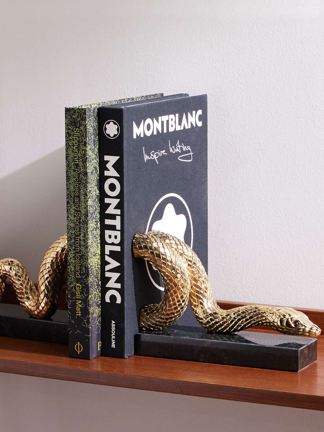 L'OBJET Set of Two Gold-Plated Marble Bookends for Men | MR PORTER