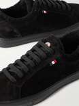 MONCLER New Monaco Shearling-Lined Suede Sneakers for Men | MR PORTER
