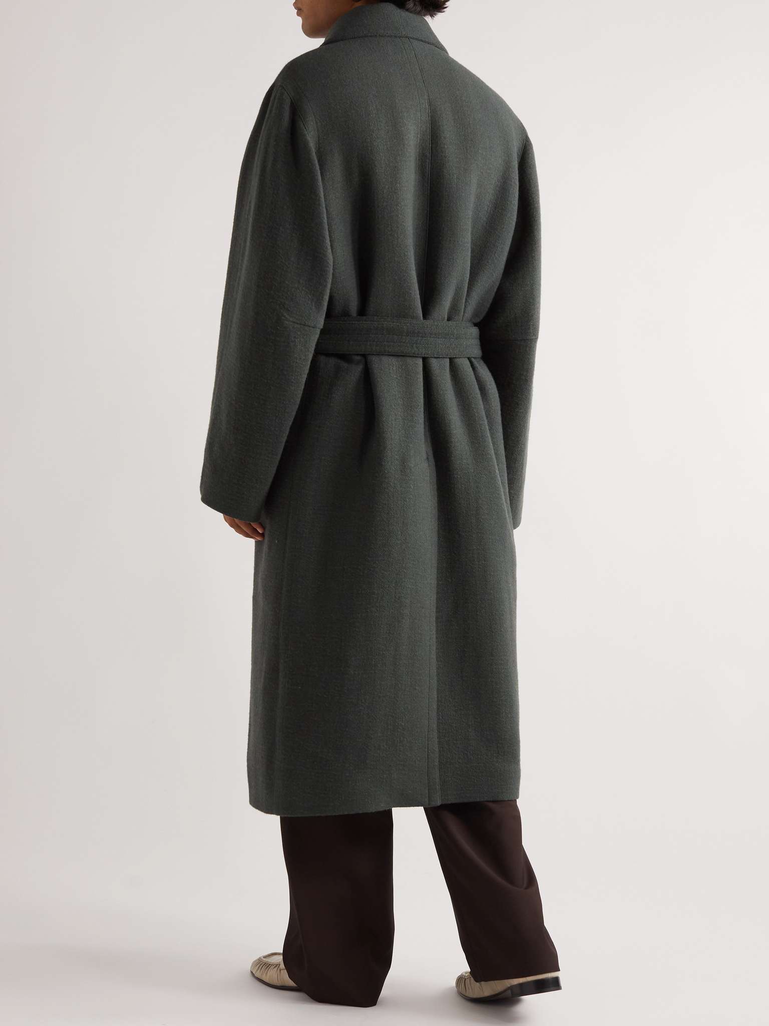 THE ROW Betzo Virgin Wool, Linen, Cotton and Silk-Blend Trench Coat for ...