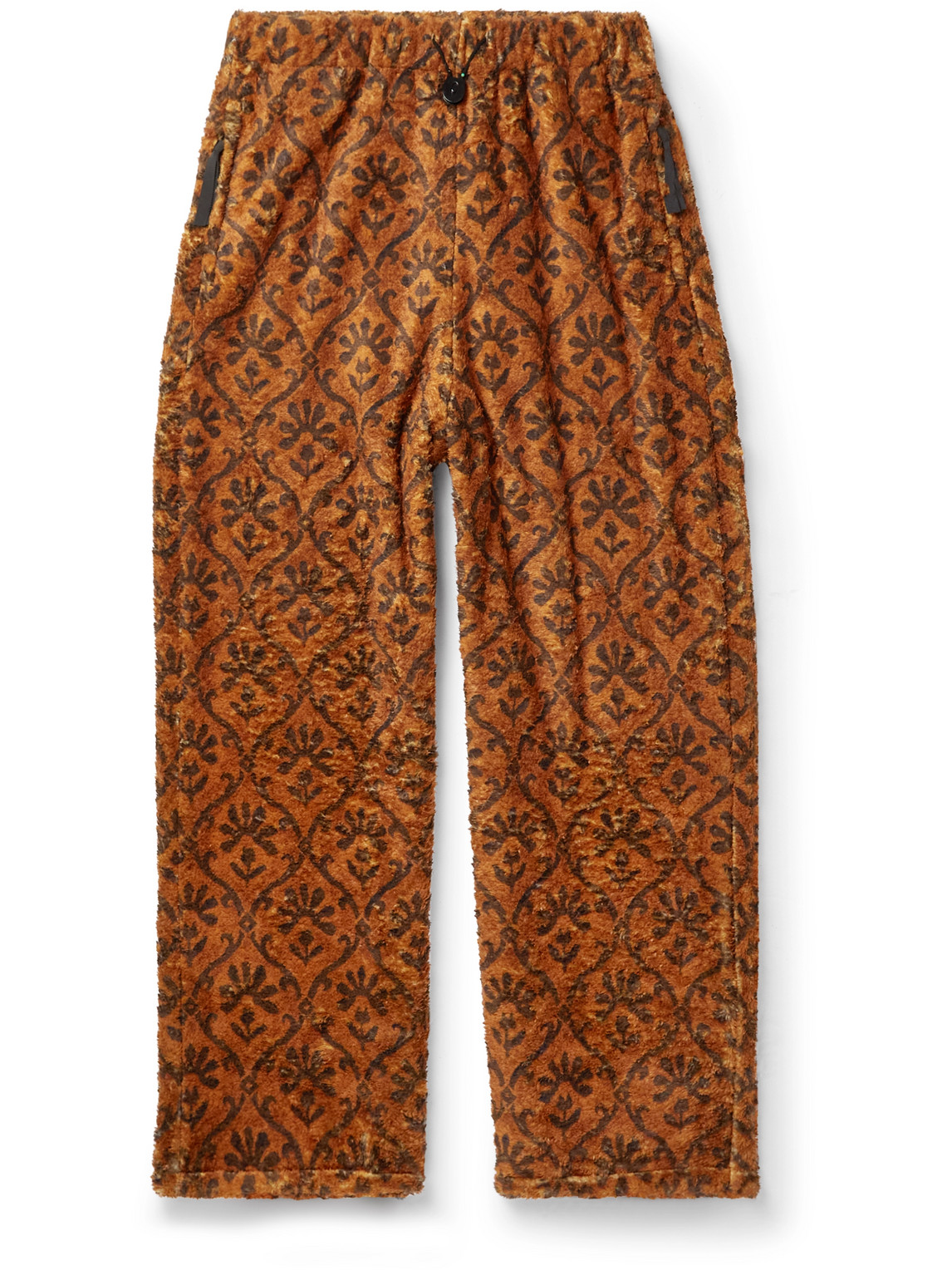 Kapital Kountry Calendar Fleece Straight Leg Pants Blue於男装