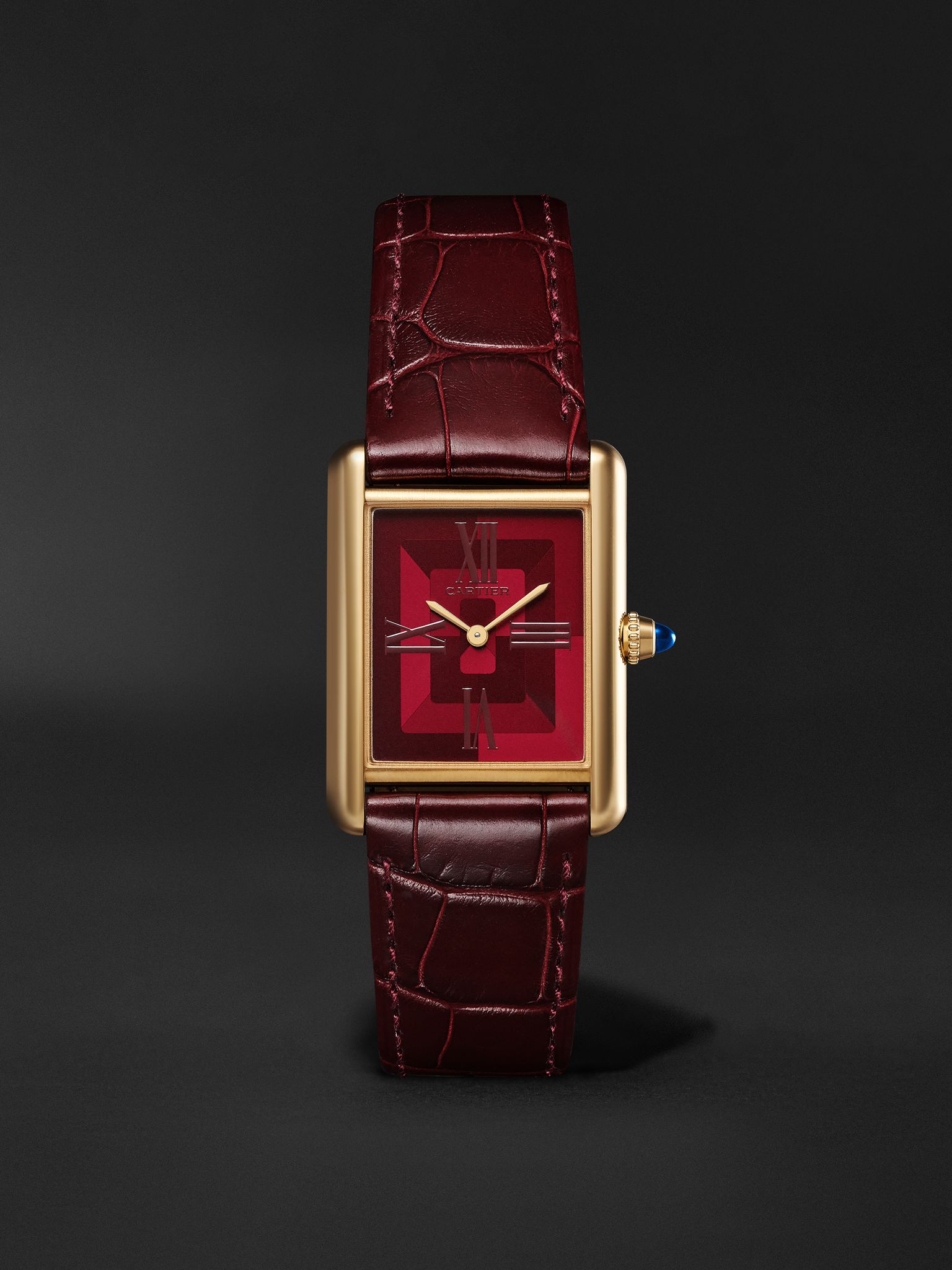 CARTIER Tank Louis Cartier Hand-Wound 25.5mm 18-Karat Gold and ...