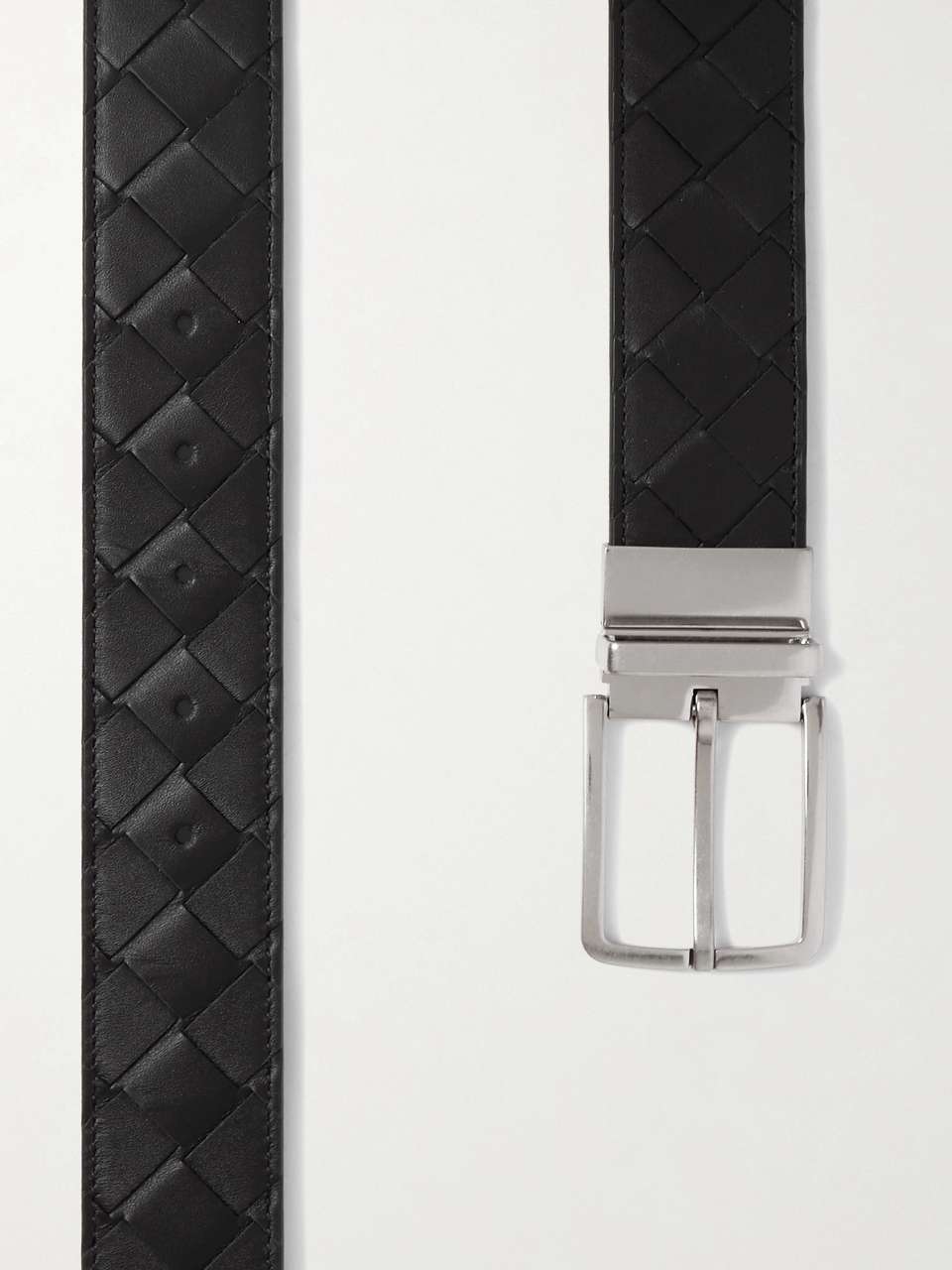 BOTTEGA VENETA 4cm Reversible Intrecciato Leather Belt for Men | MR PORTER