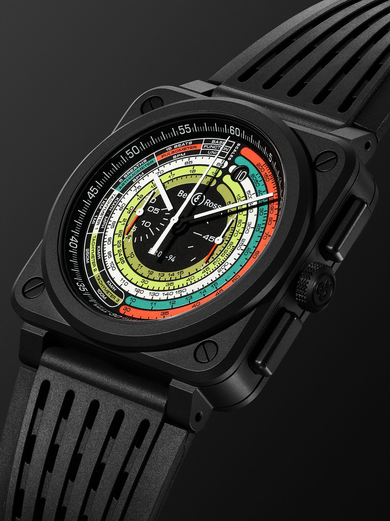 BELL & ROSS BR 03-94 Multimeter Limited Edition Automatic 42mm Ceramic ...