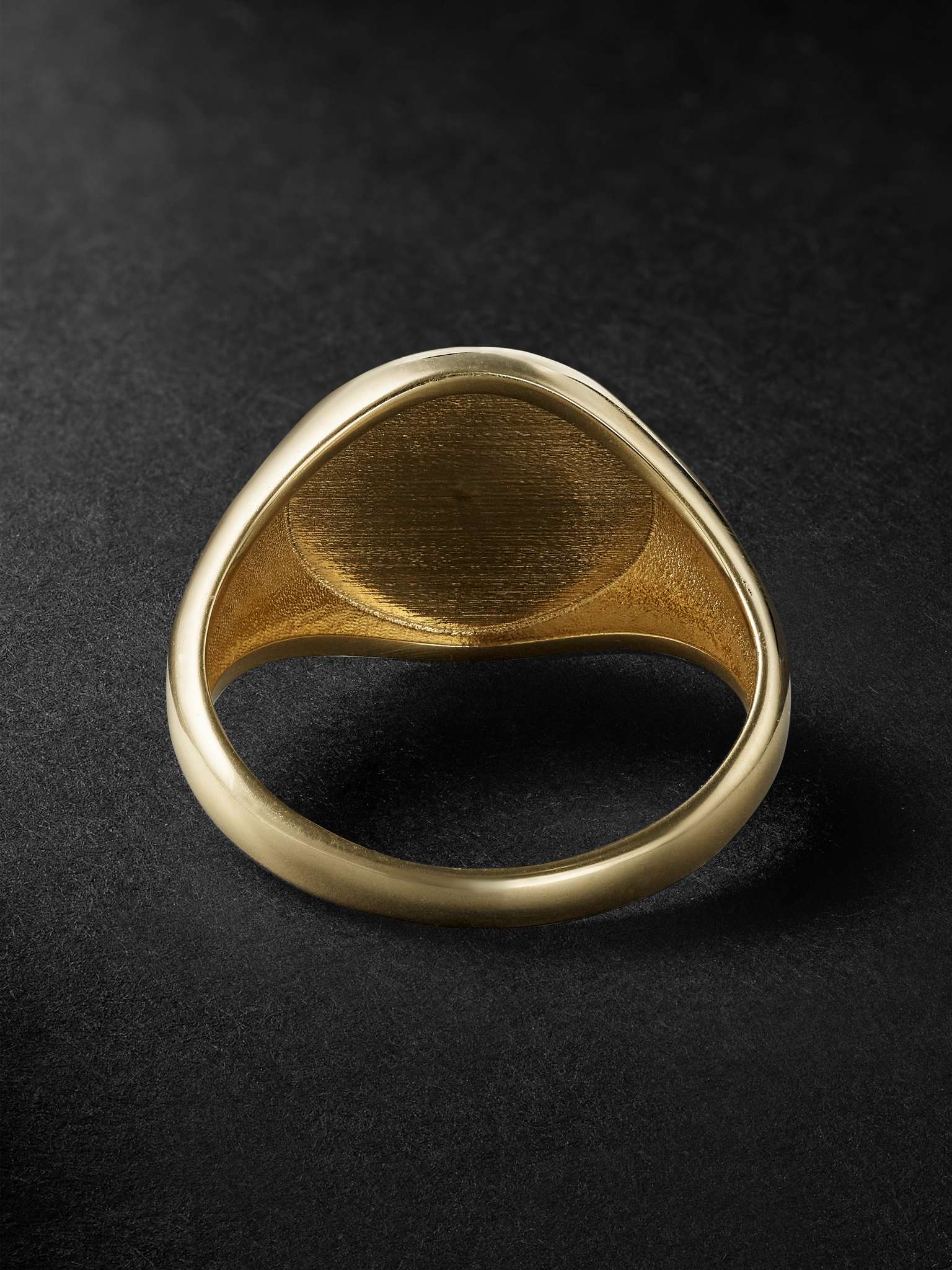 JACQUIE AICHE Eye Of Horus Gold Diamond Signet Ring for Men | MR PORTER