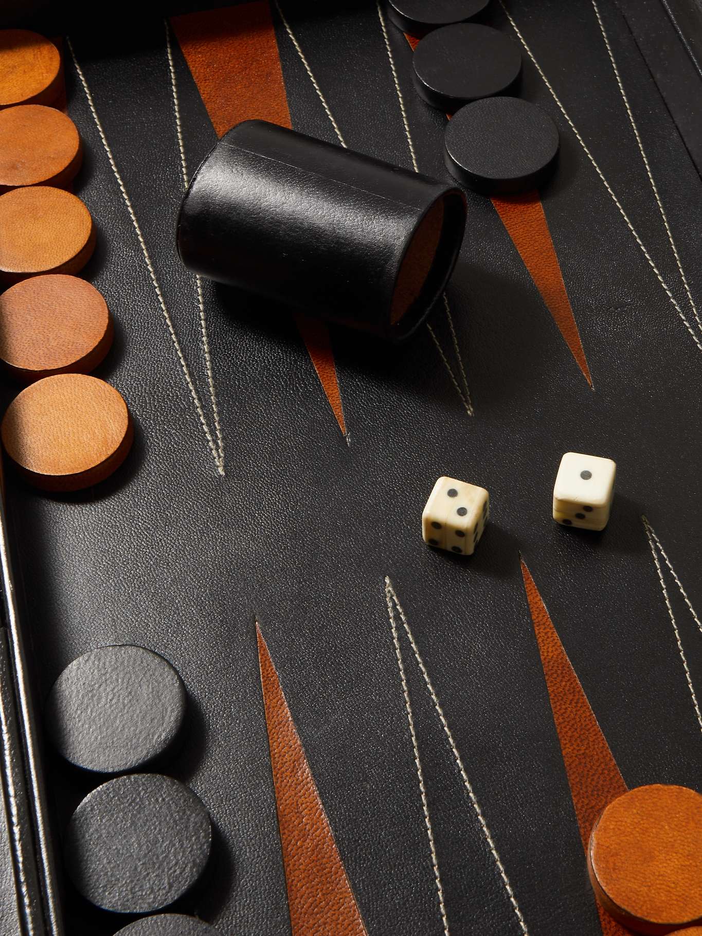THE CONRAN SHOP + Hector Saxe Leather Backgammon Set for Men | MR PORTER