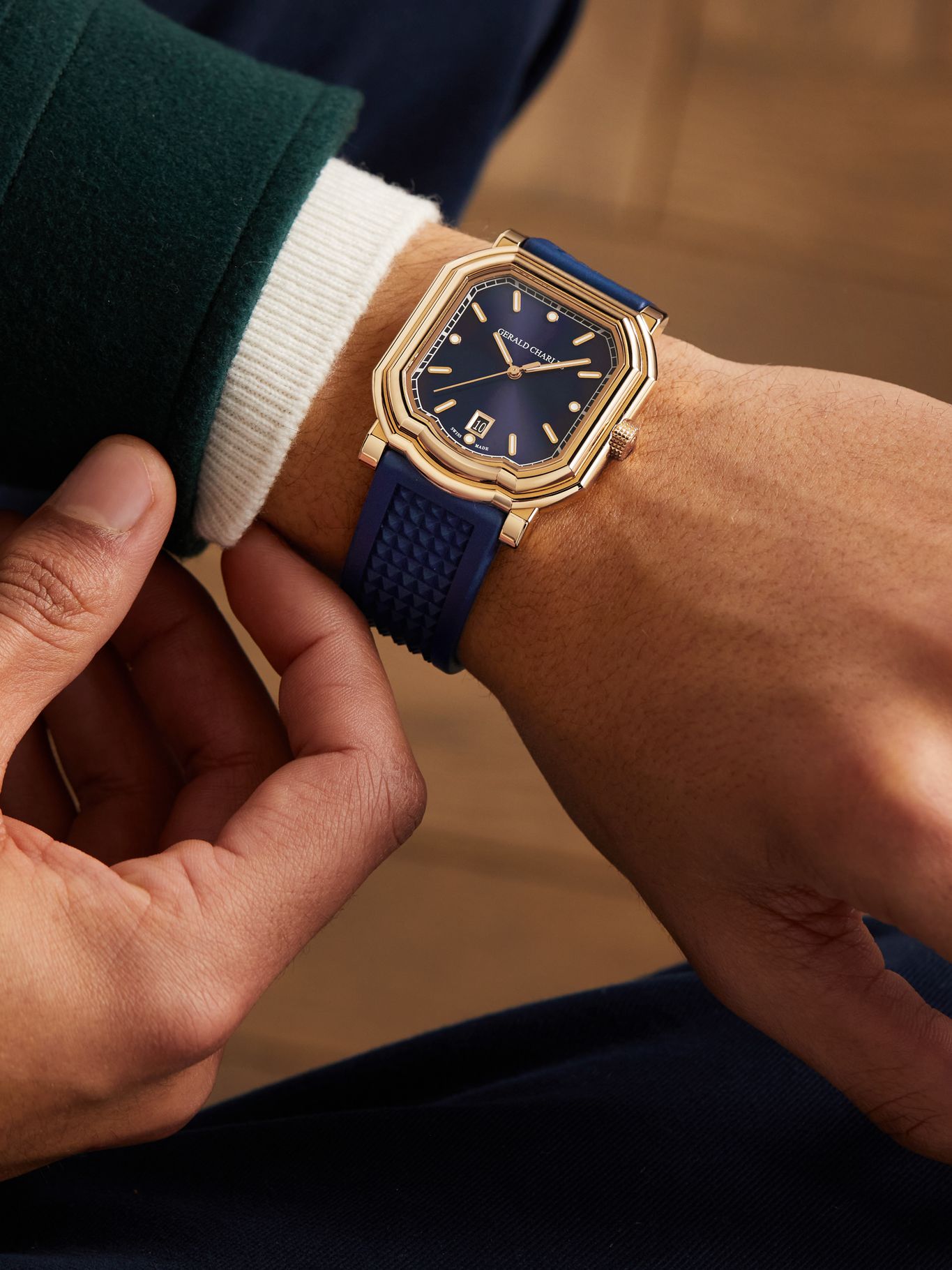 GERALD CHARLES Maestro 2.0 Ultra-Thin Automatic 39mm 18-Karat Rose Gold ...