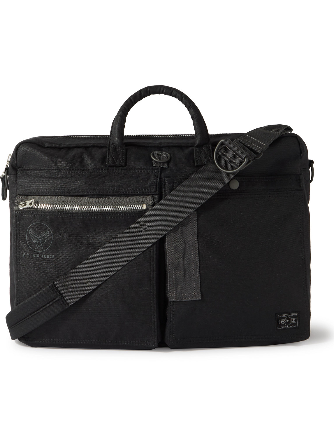Porter, Yoshida & Co Flying Ace 2way Webbing-trimmed Nylon Briefcase In ...