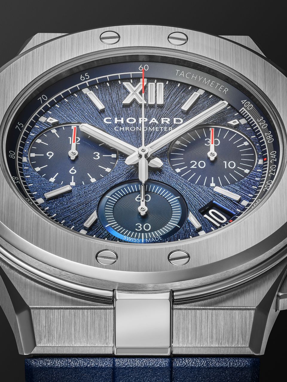 CHOPARD Alpine Eagle XL Chrono Automatic 44mm Lucent Steel and Rubber Watch, Ref. No. 298609 ...
