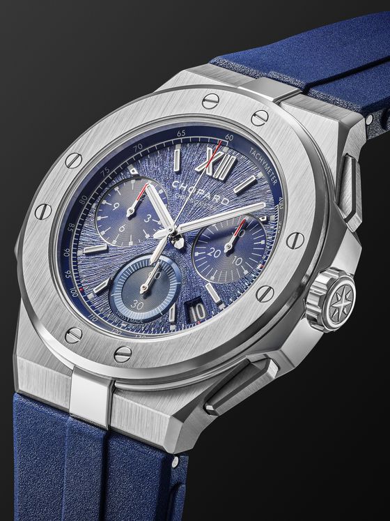 CHOPARD Alpine Eagle XL Chrono Automatic 44mm Lucent Steel and Rubber ...