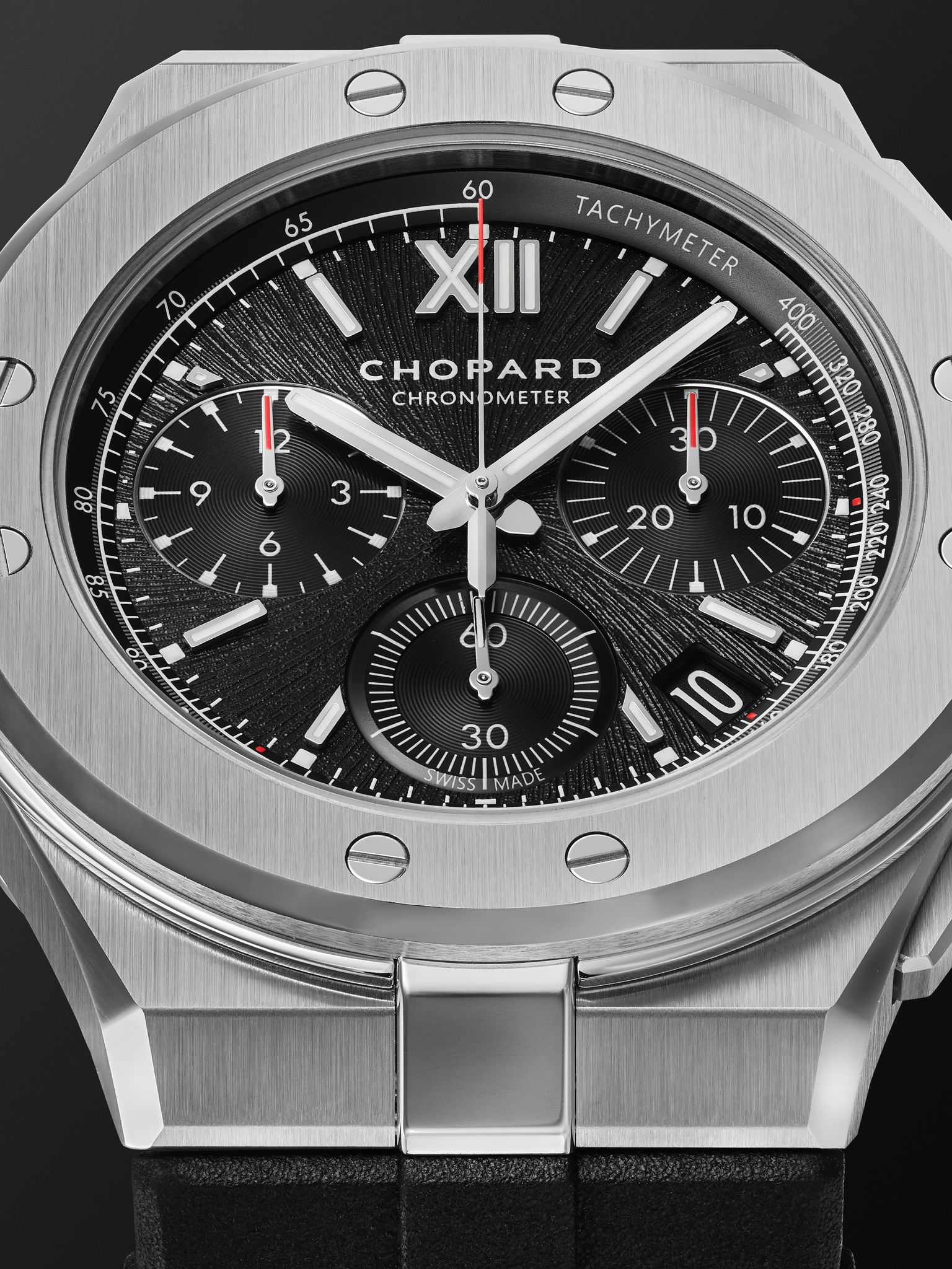 CHOPARD Alpine Eagle XL Chrono Automatic 44mm Lucent Steel and Rubber ...