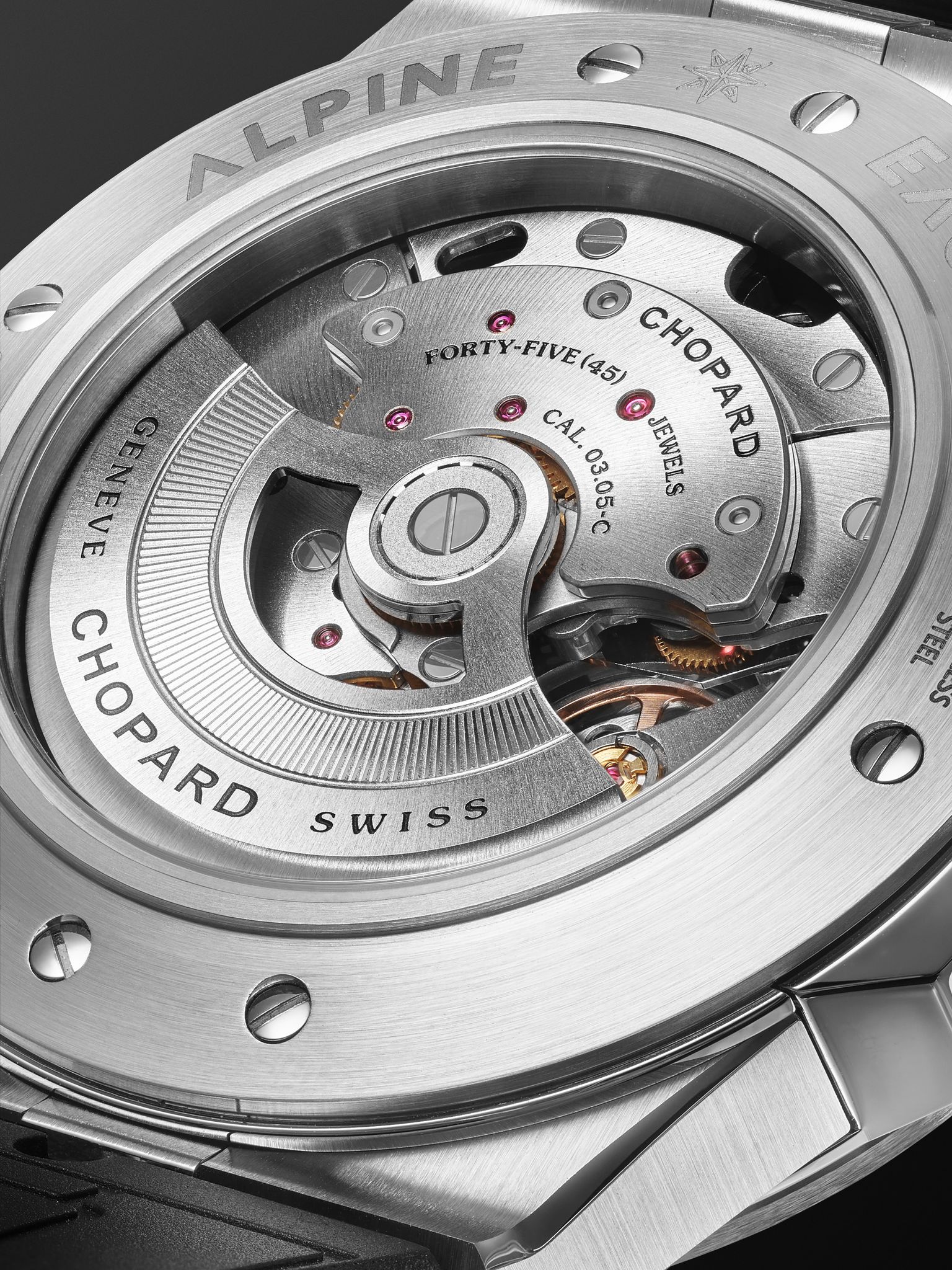 CHOPARD Alpine Eagle XL Chrono Automatic 44mm Lucent Steel and Rubber ...