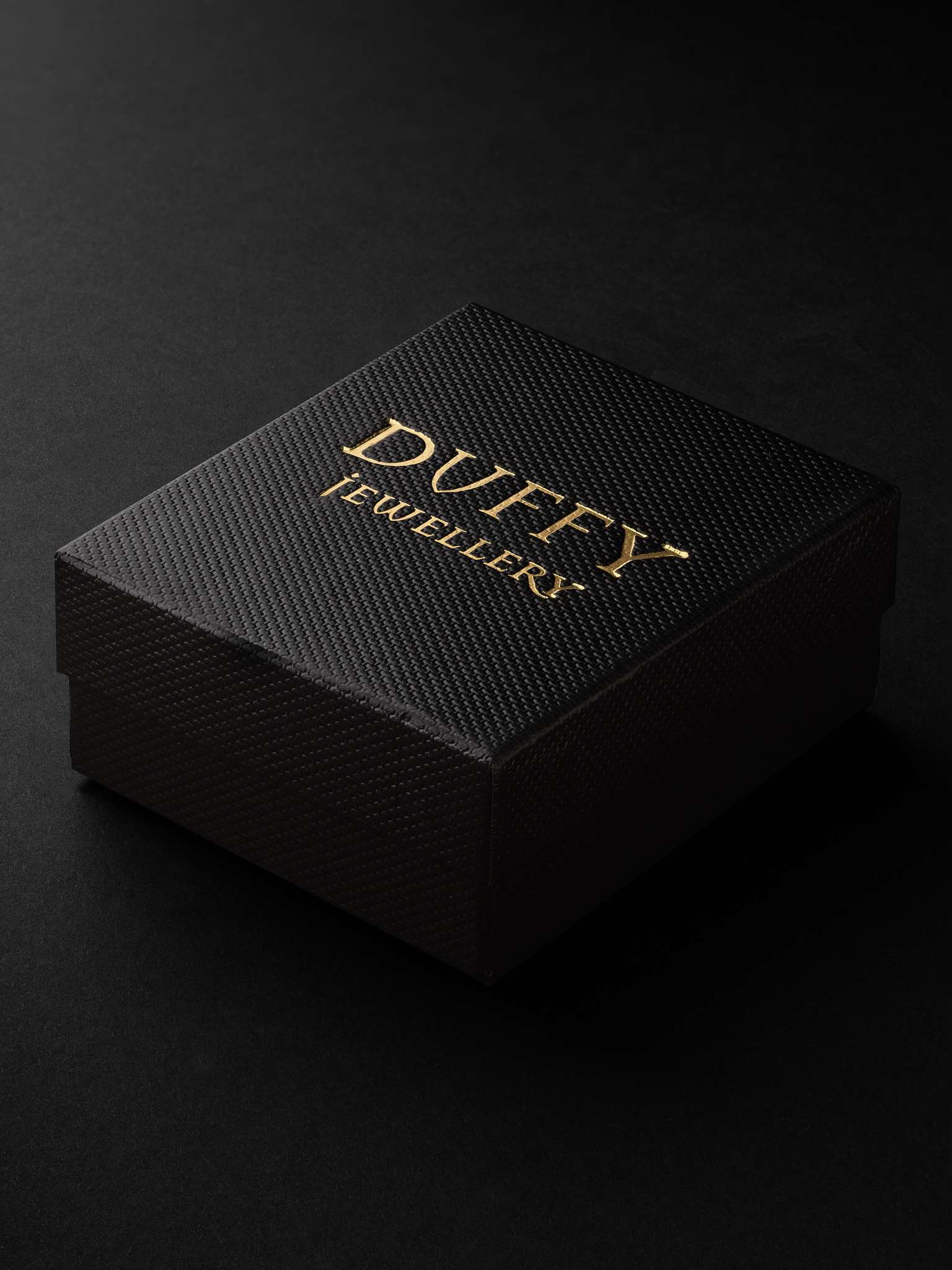 DUFFY JEWELLERY Gemini 18-Karat White Gold and Cord Necklace for Men ...