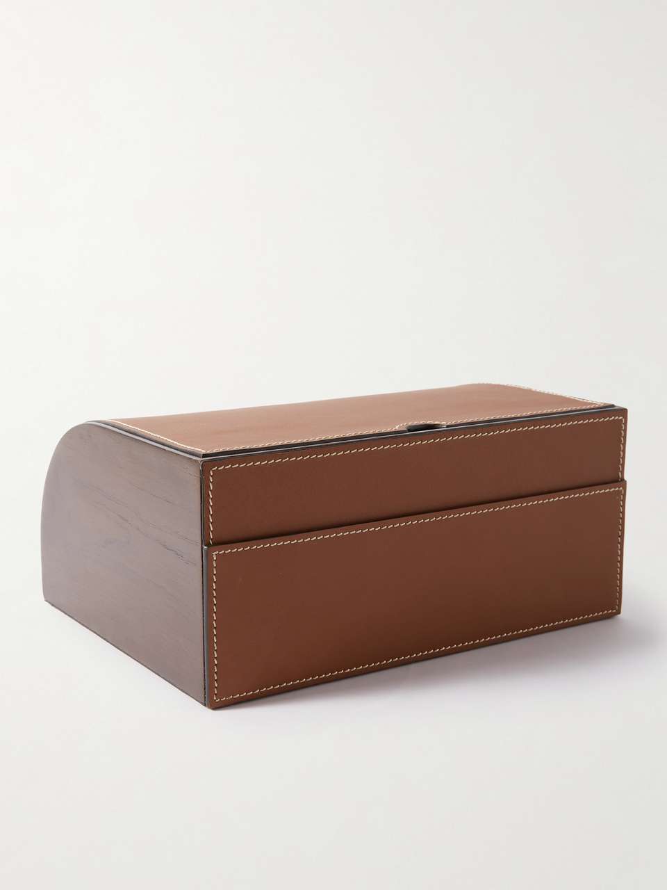 RALPH LAUREN HOME Brennan Leather and Teakwood Writer's Box for Men ...