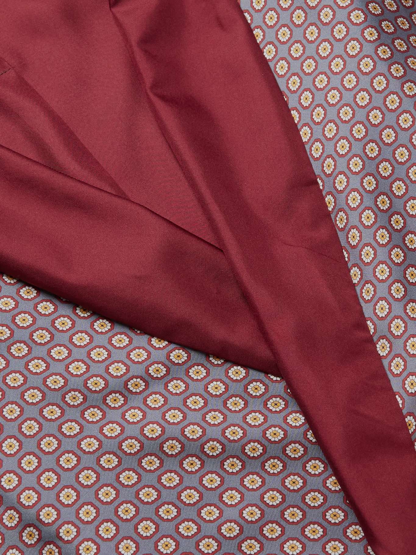 SULKA Floral-Print Satin-Trimmed Silk-Twill Robe for Men | MR PORTER