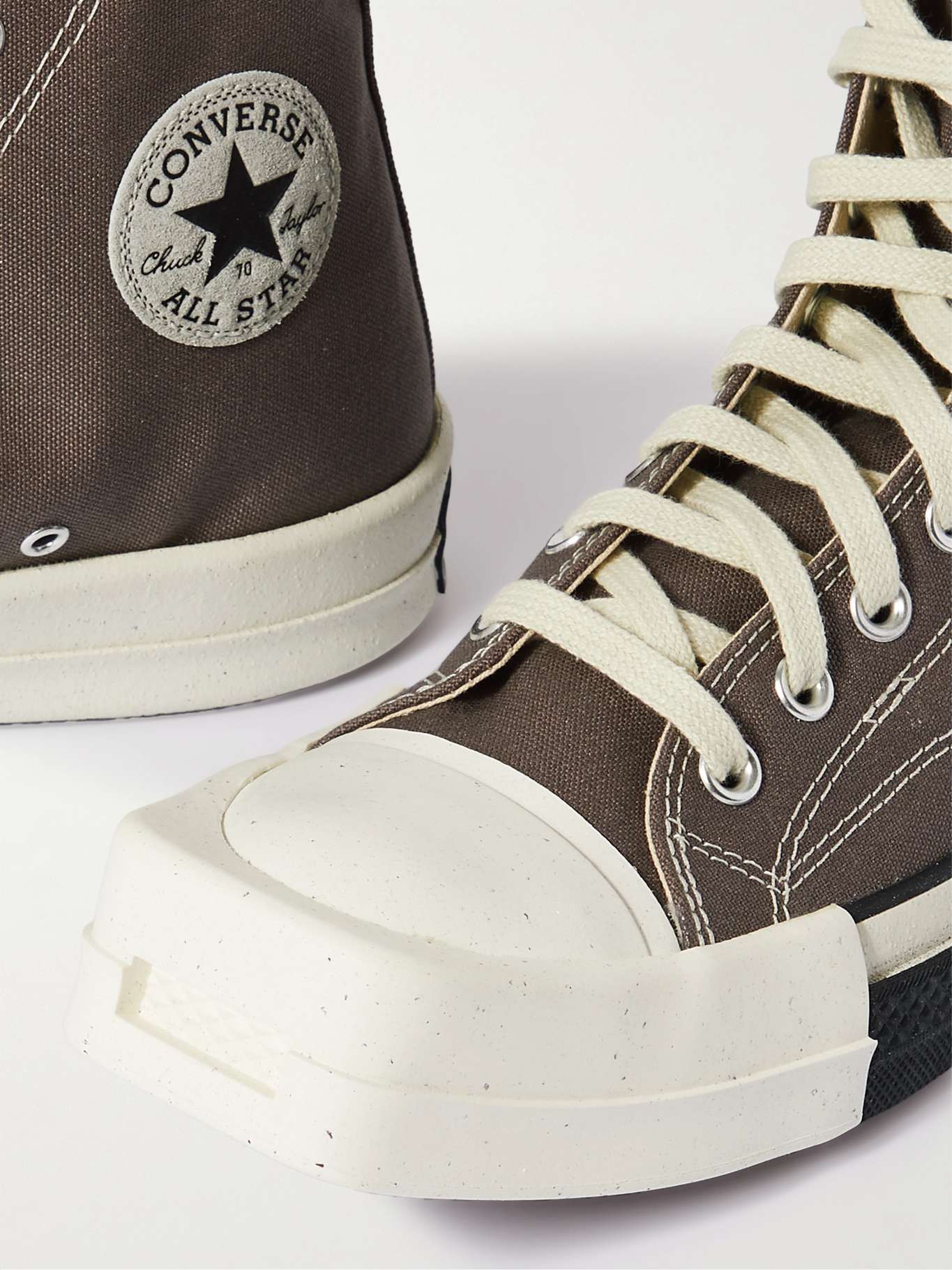 RICK OWENS + Converse + DRKSHDW TURBODRK Chuck 70 Canvas High-Top ...