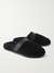 MR P. Leather-Trimmed Shearling Slippers for Men | MR PORTER