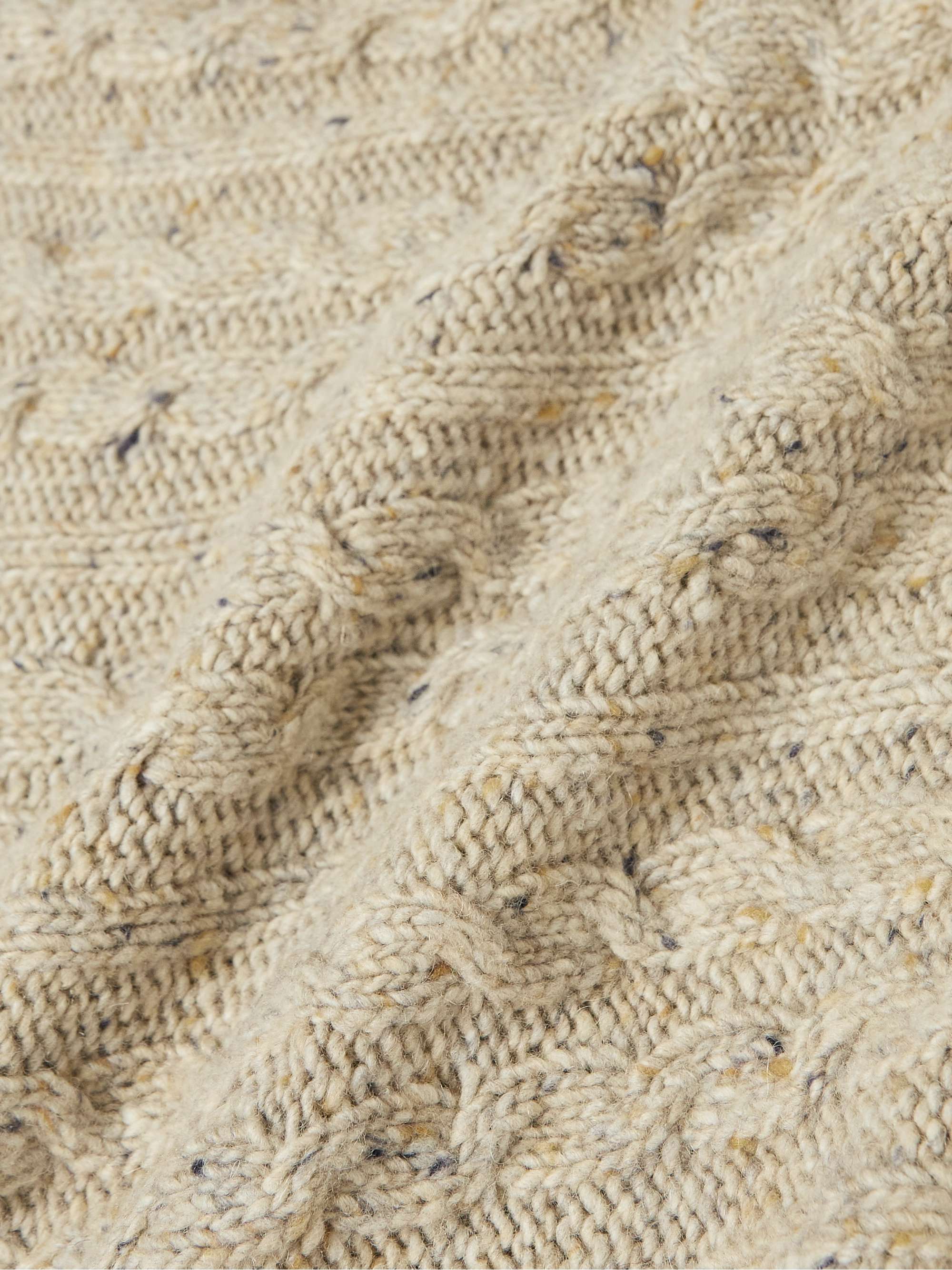Cable Knit Pattern Upholstery Fabric