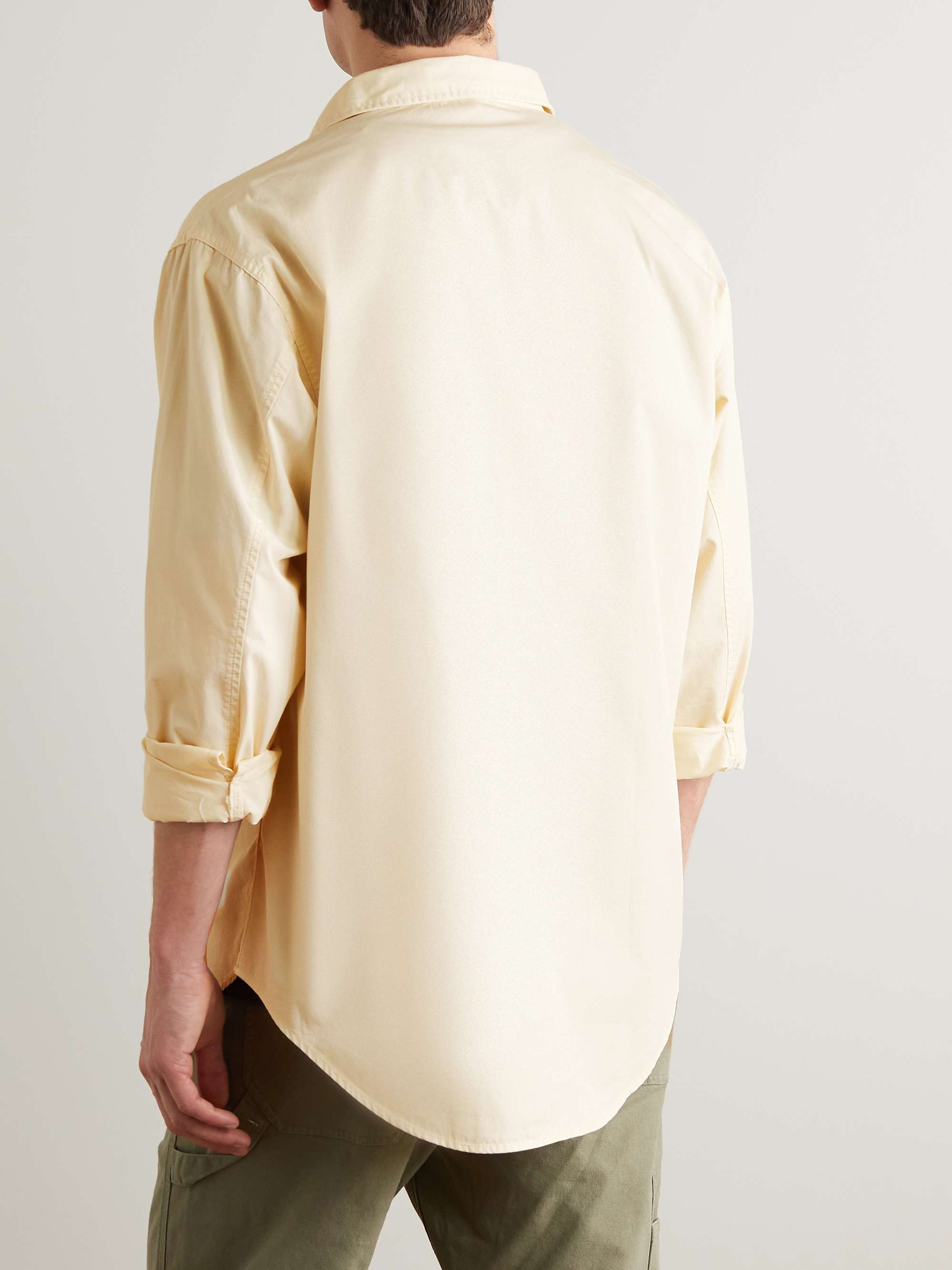 NINETY PERCENT Organic Cotton-Poplin Shirt for Men | MR PORTER