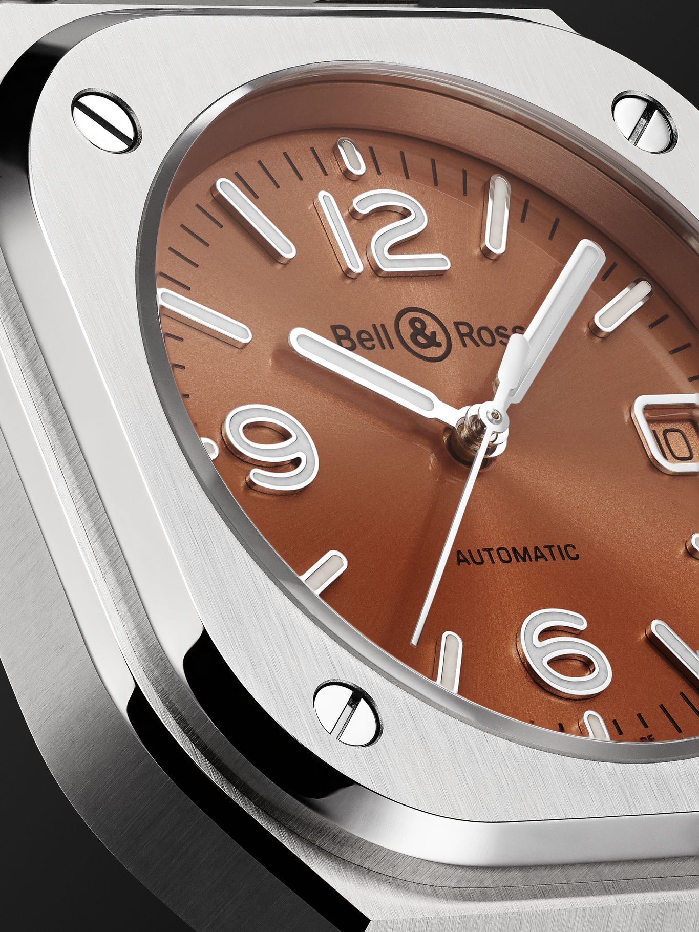 BELL & ROSS BR 05 Automatic 40mm Stainless Steel Watch, Ref. No. BR05A ...