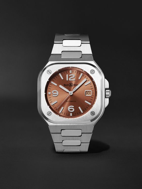 BELL & ROSS BR 05 Automatic 40mm Stainless Steel Watch, Ref. No. BR05A ...