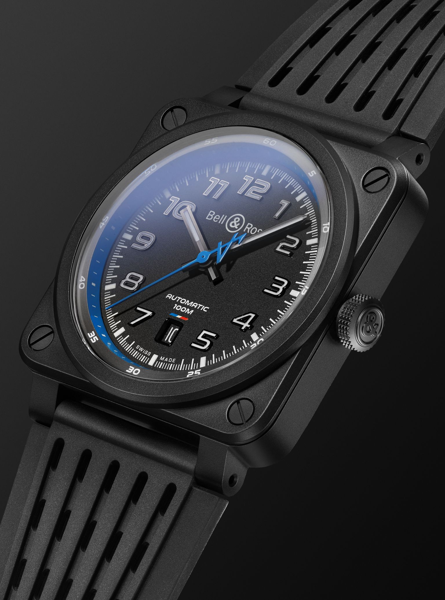 BELL & ROSS BR 03-92 A522 Limited Edition Automatic 42mm Ceramic and ...