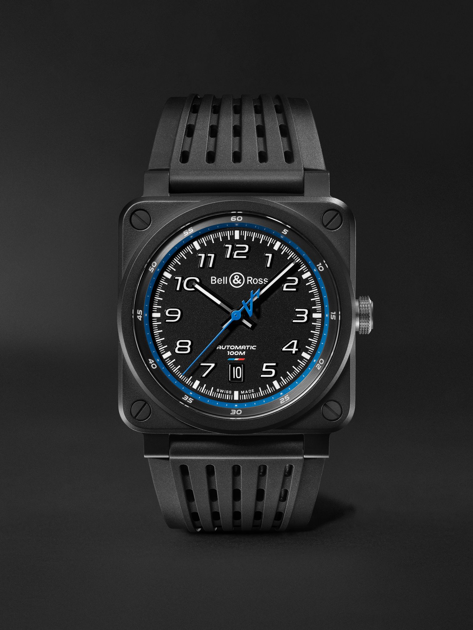 BELL & ROSS BR 03-92 A522 Limited Edition Automatic 42mm Ceramic and ...