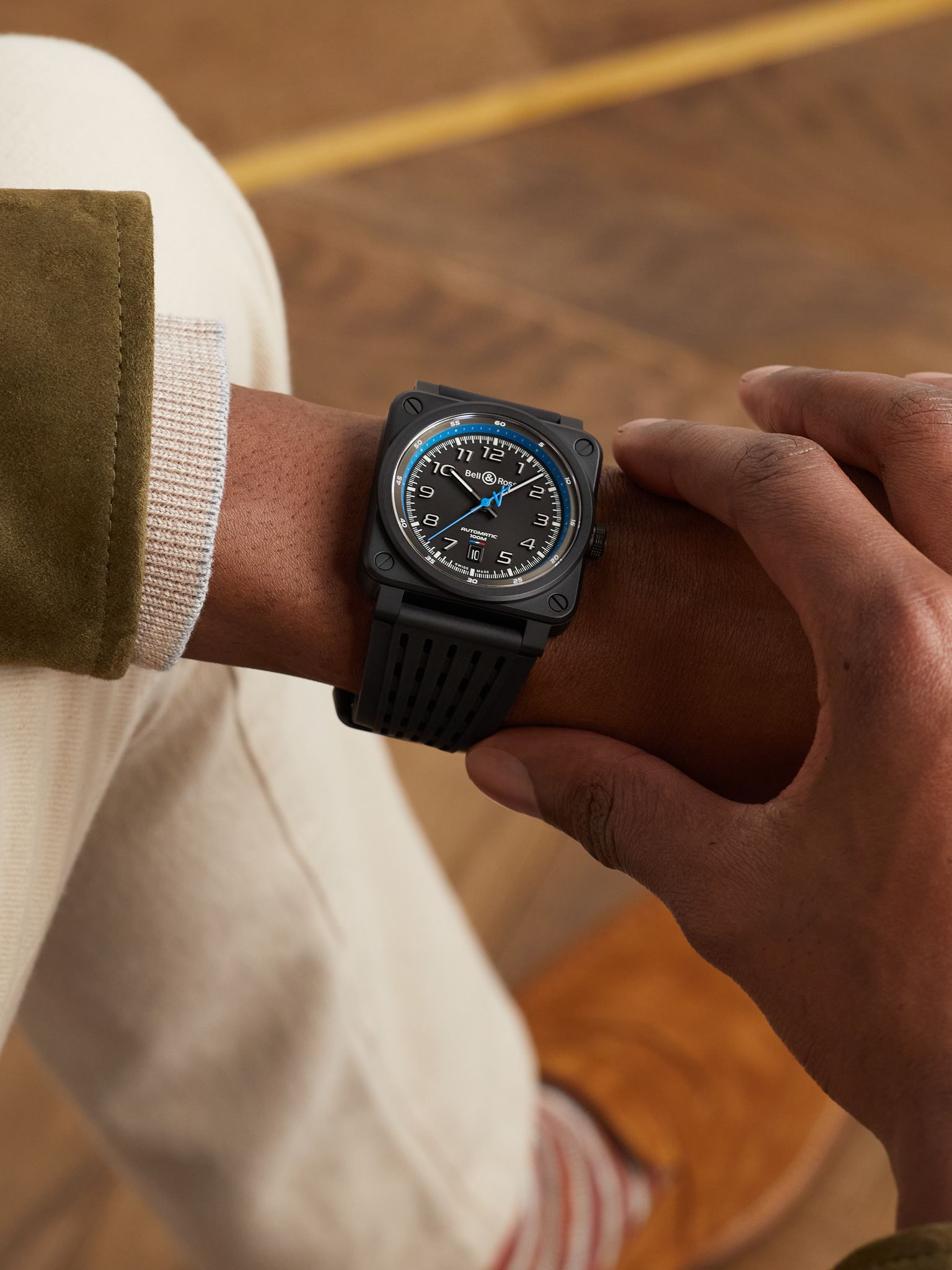 BELL & ROSS BR 03-92 A522 Limited Edition Automatic 42mm Ceramic and ...