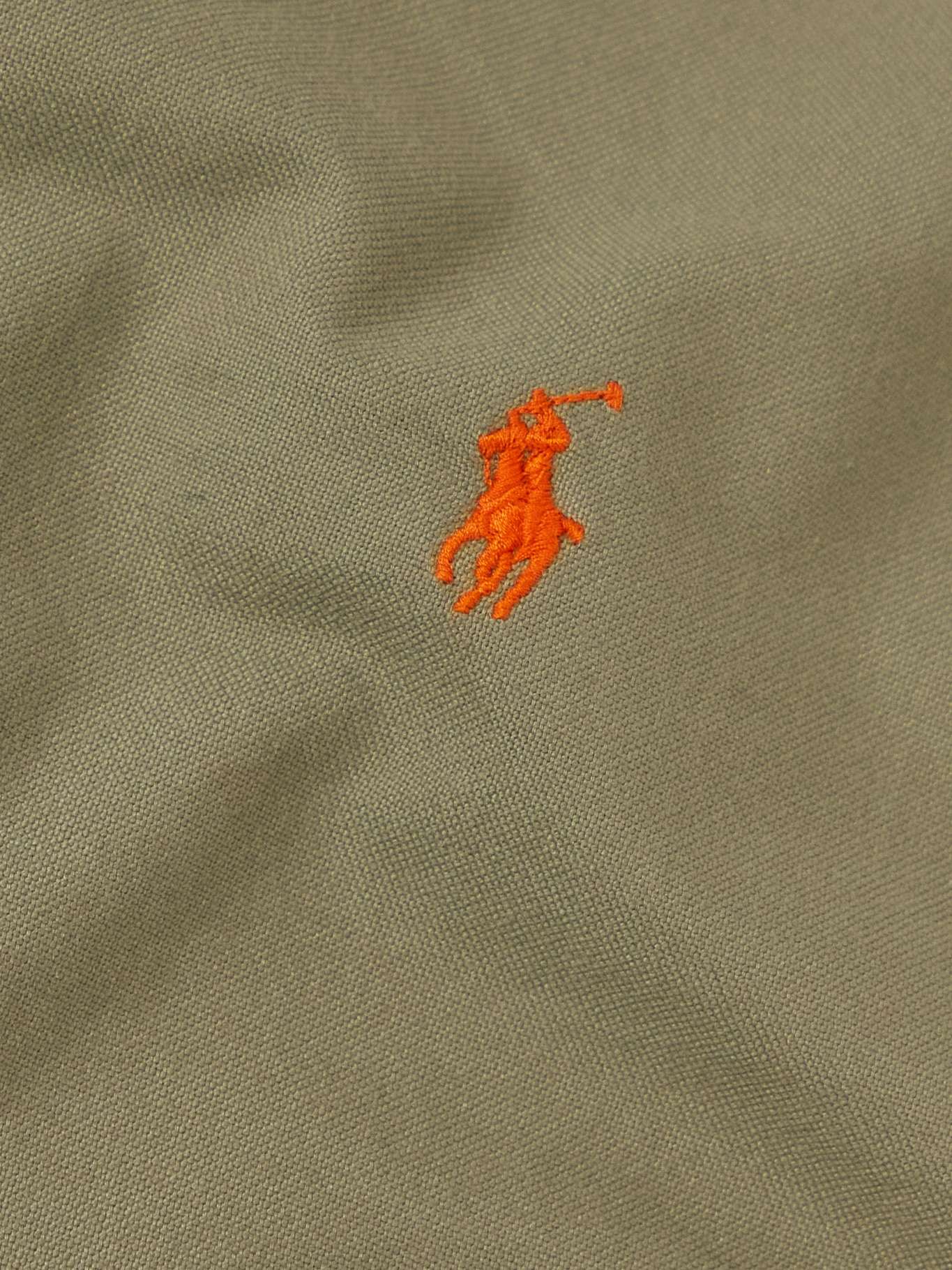 POLO RALPH LAUREN Button-Down Collar Logo-Embroidered Cotton Oxford ...