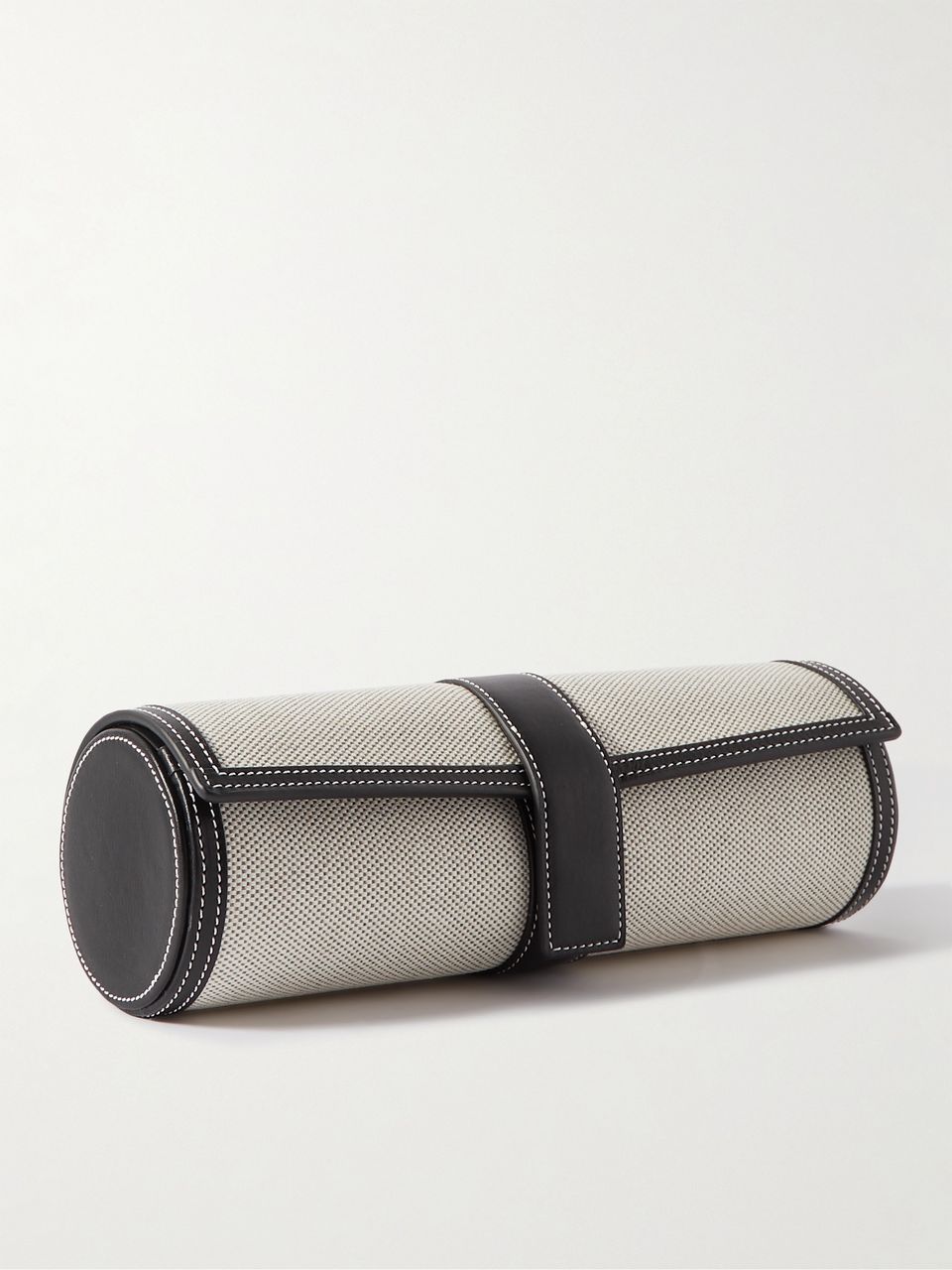 BAMFORD WATCH DEPARTMENT Leather-Trimmed Canvas Watch Roll for Men | MR ...