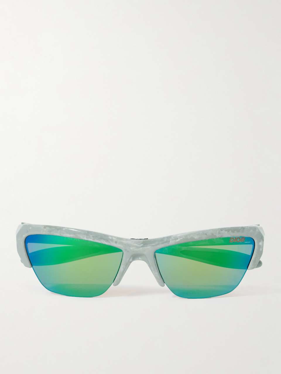 DIOR EYEWEAR Diorbay S1U Rectangular-Frame Acetate Mirrored Sunglasses ...