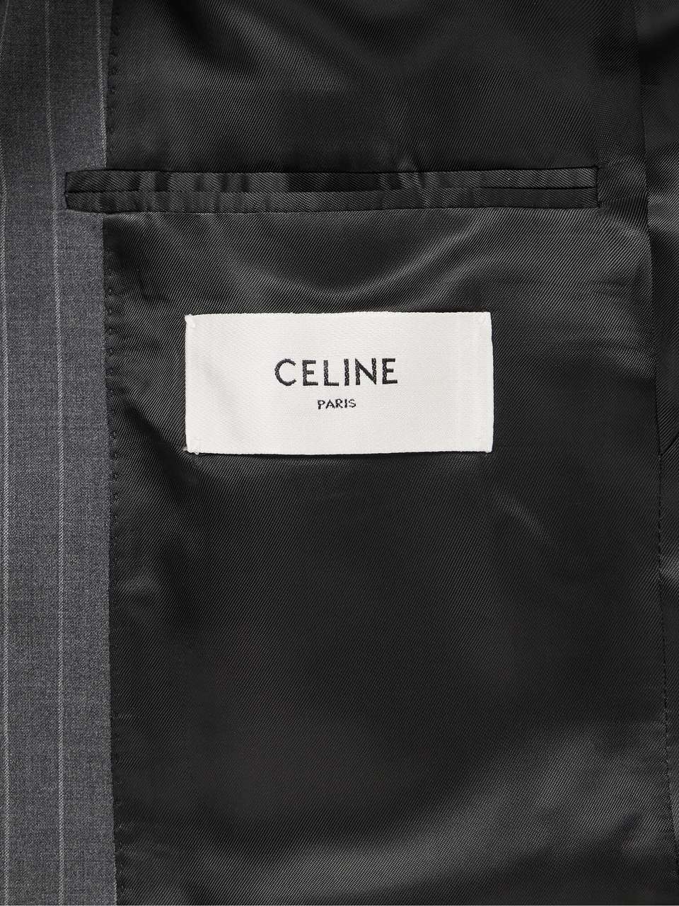 CELINE HOMME Pinstriped Wool Blazer for Men | MR PORTER