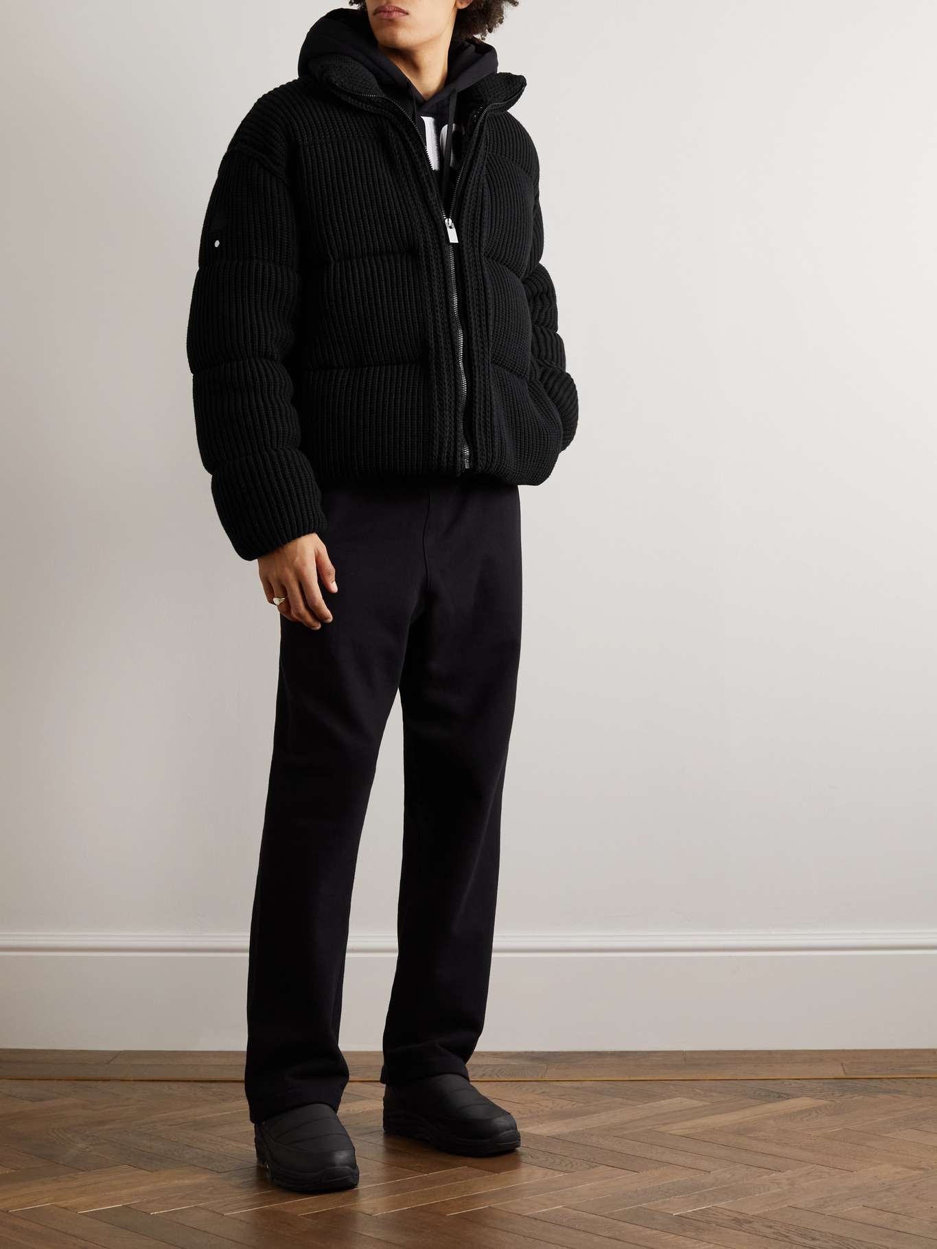 MONCLER GENIUS 6 Moncler 1017 ALYX 9SM Quilted Ribbed-Knit Down Jacket ...