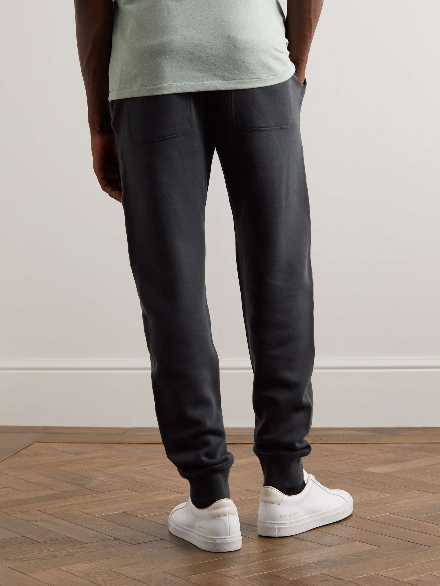 TOM FORD Tapered Garment-Dyed Cotton-Jersey Sweatpants for Men | MR PORTER