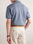 LORO PIANA Cotton and Linen-Blend Polo Shirt for Men | MR PORTER
