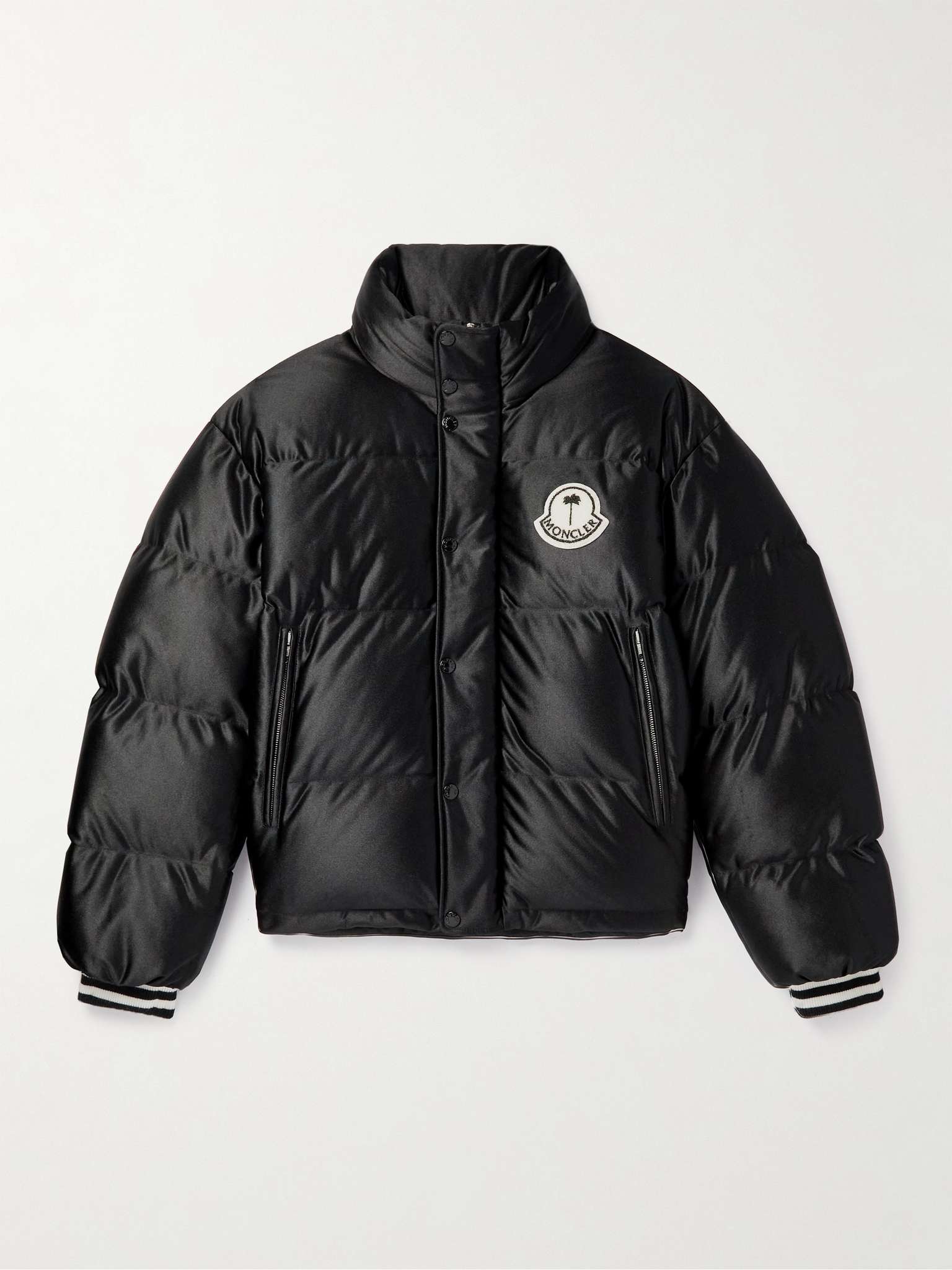 MONCLER GENIUS + 8 Palm Angels Keon Logo-Appliquéd Quilted Shell Down ...