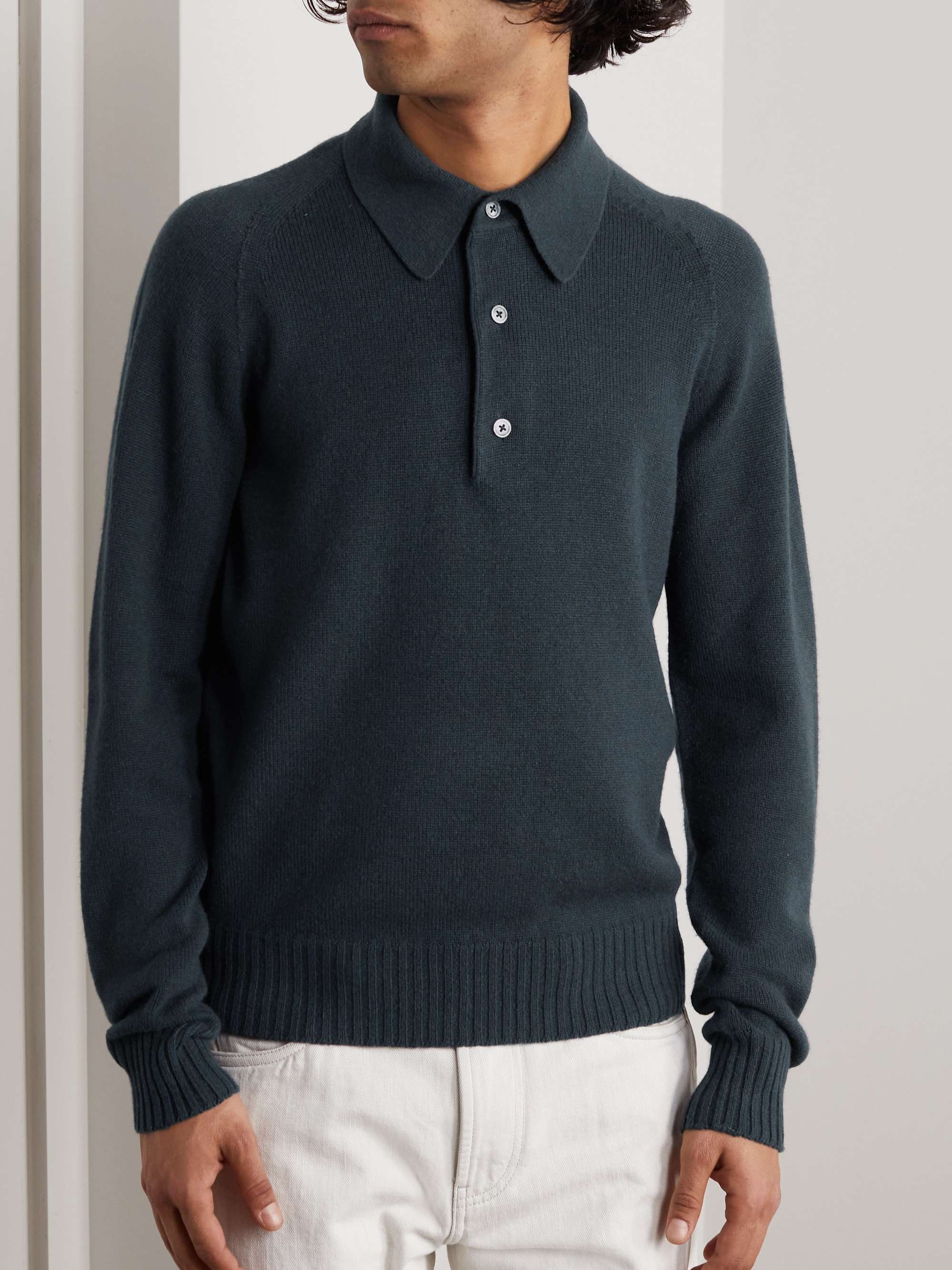 TOM FORD Cashmere Polo Shirt for Men | MR PORTER
