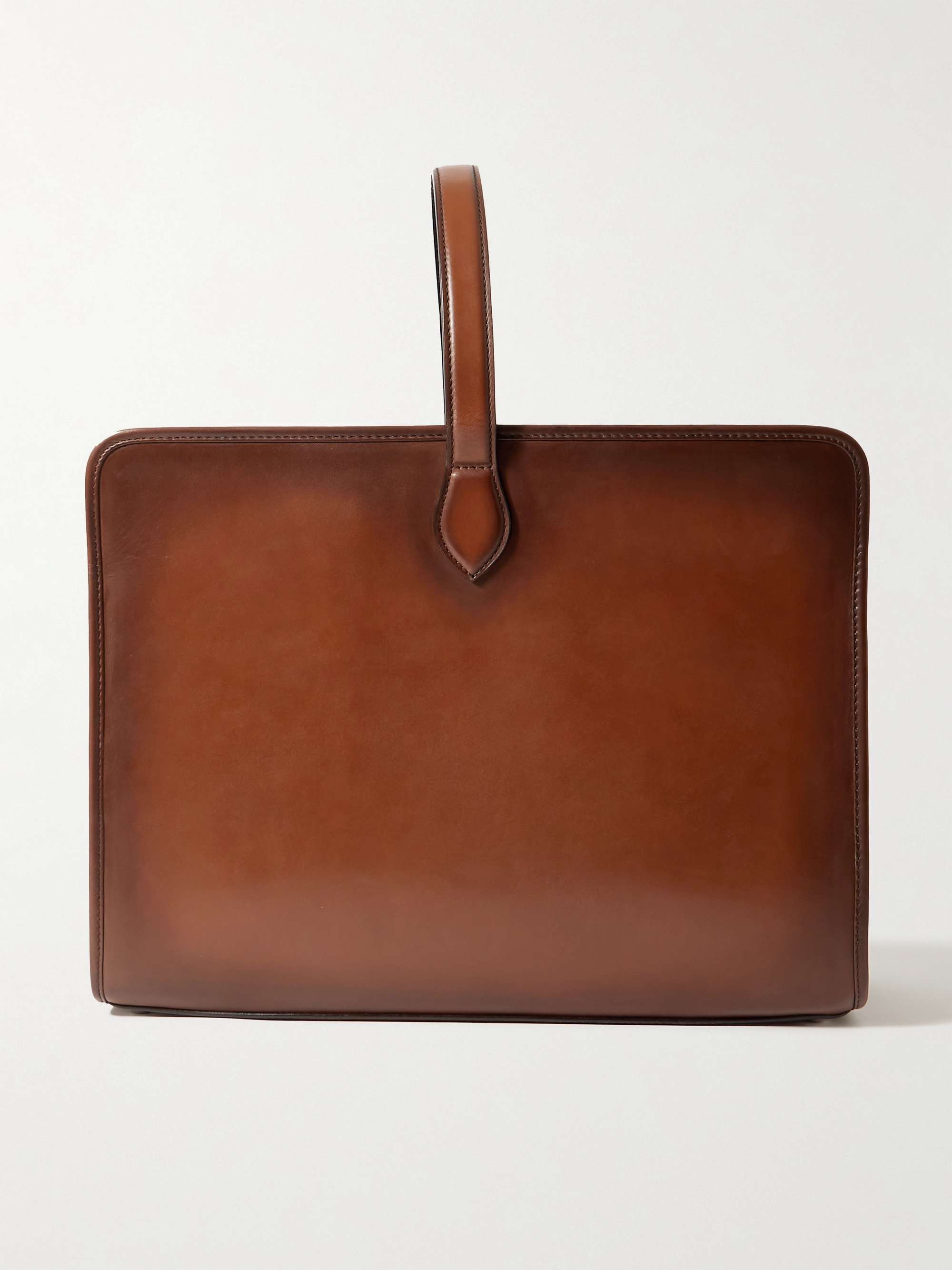 BERLUTI Venezia Leather Magazine Rack for Men | MR PORTER