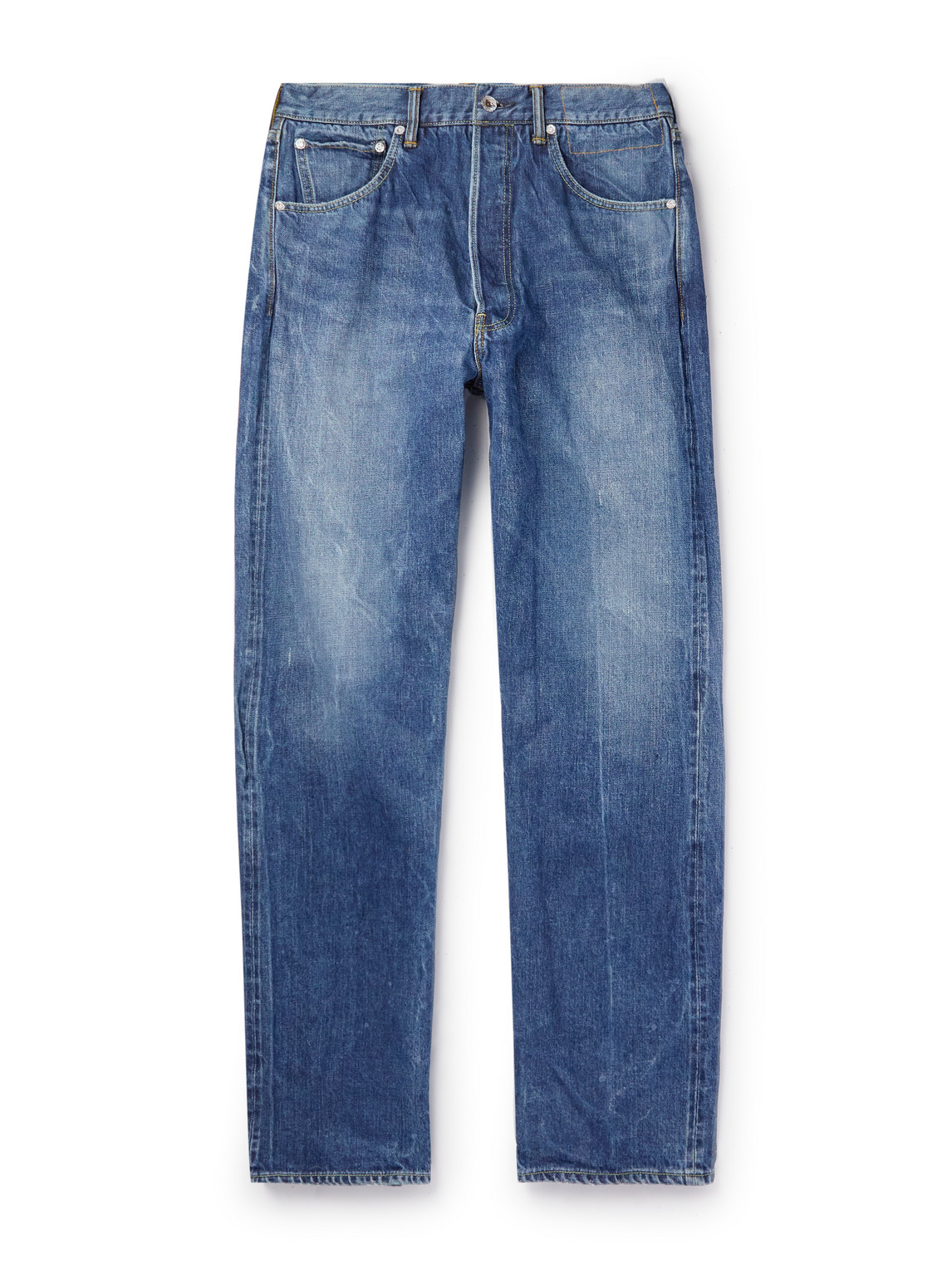 Visvim Social Sculpture Straight-leg Jeans In Blue | ModeSens