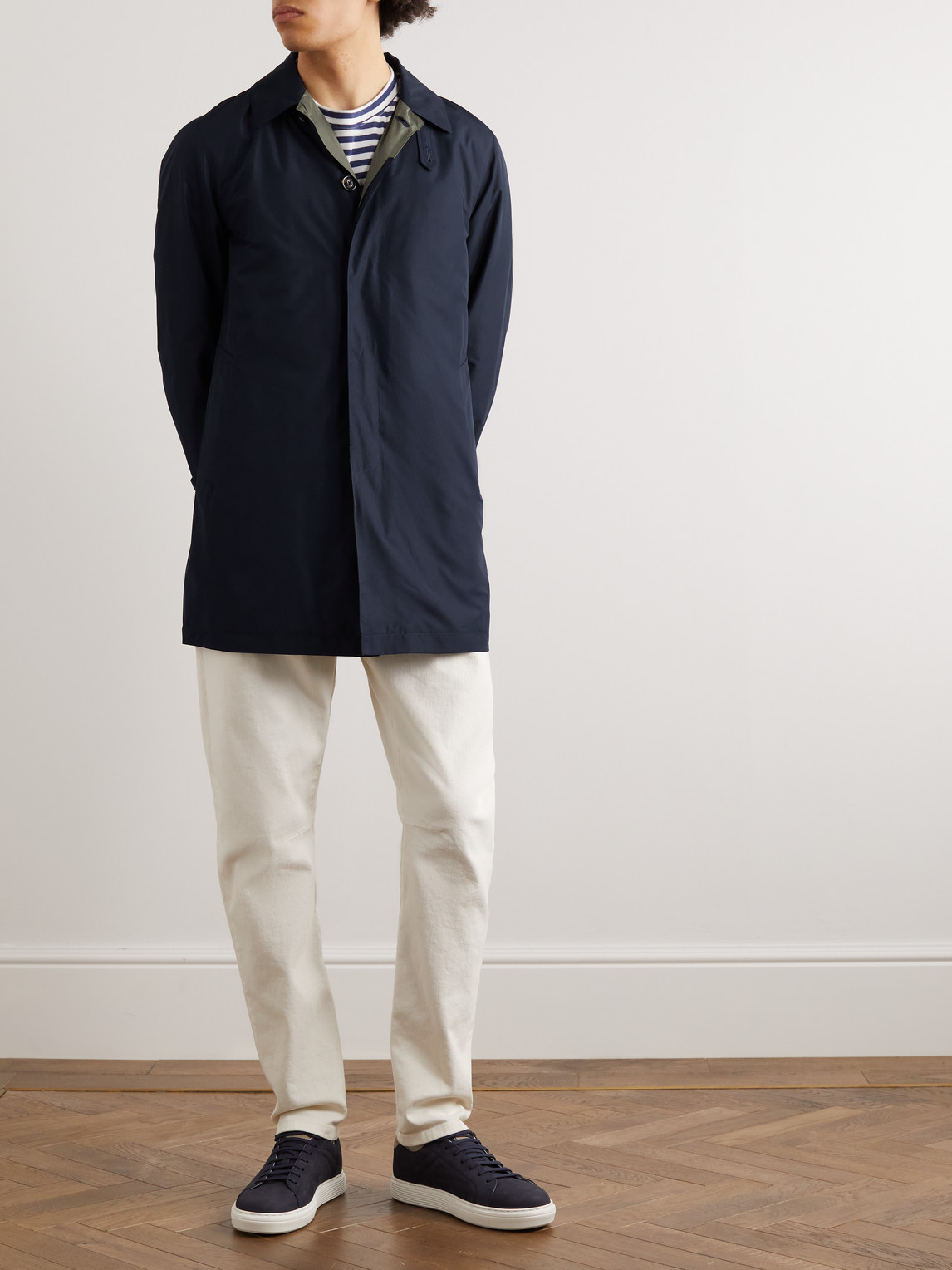 Valstar Milano Shell Car Coat In Blue | ModeSens