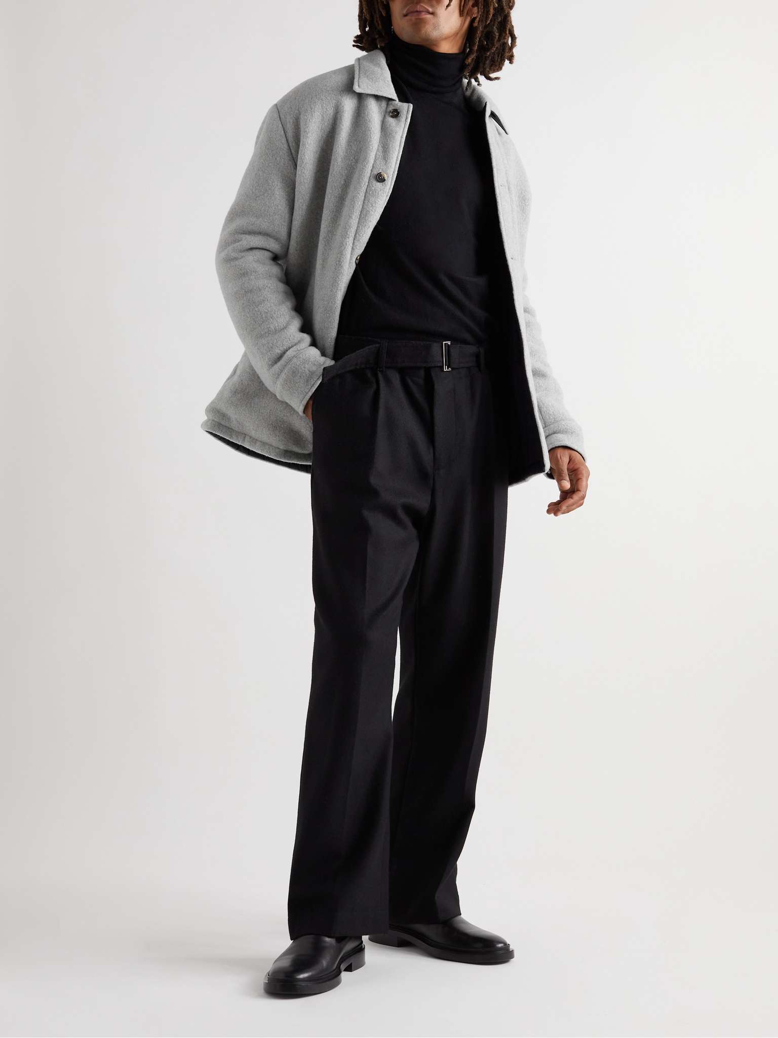 GABRIELA HEARST Argus Reversible Recycled-Cashmere and Shell Jacket for ...