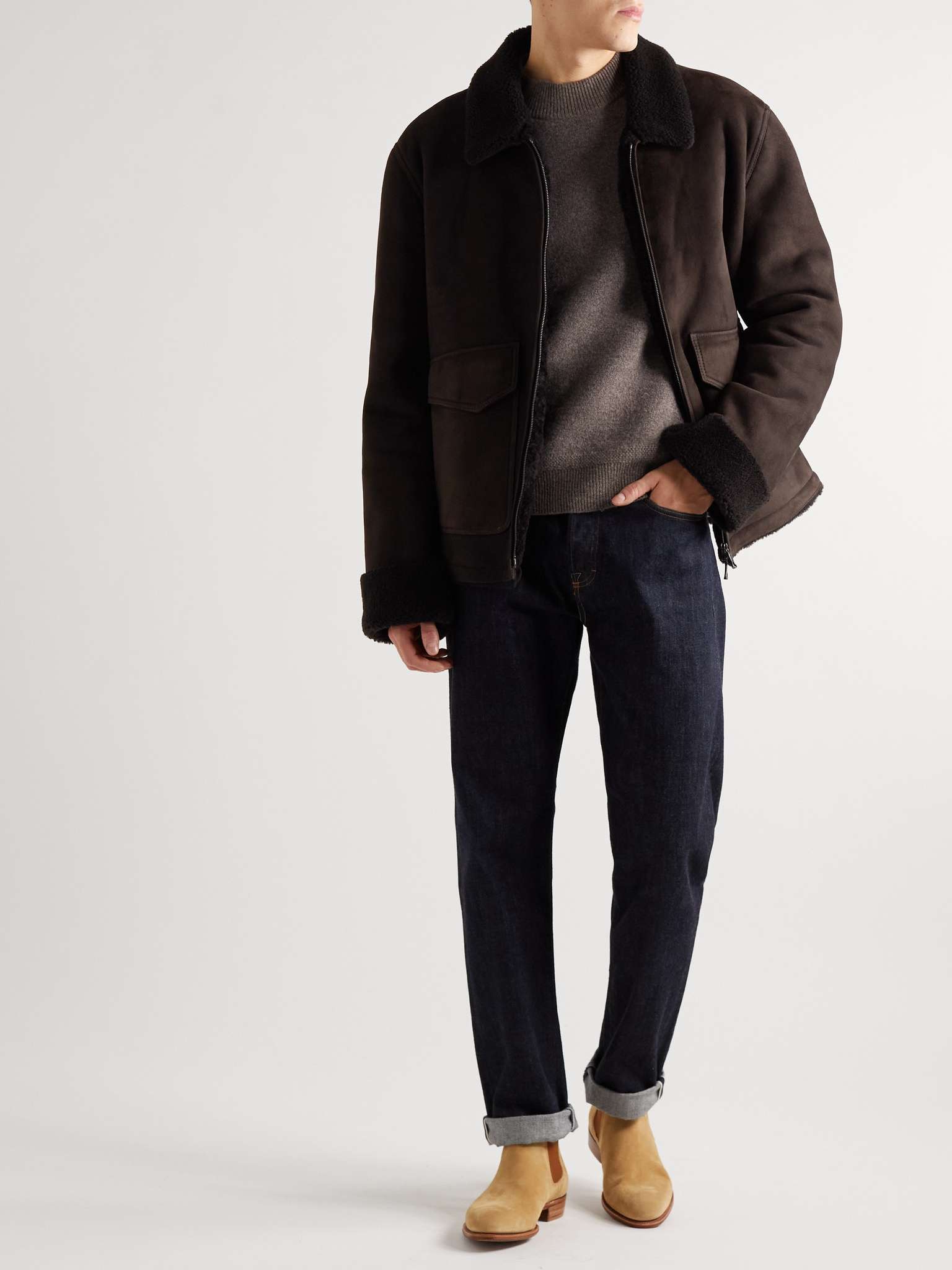 PURDEY Shearling Jacket for Men | MR PORTER